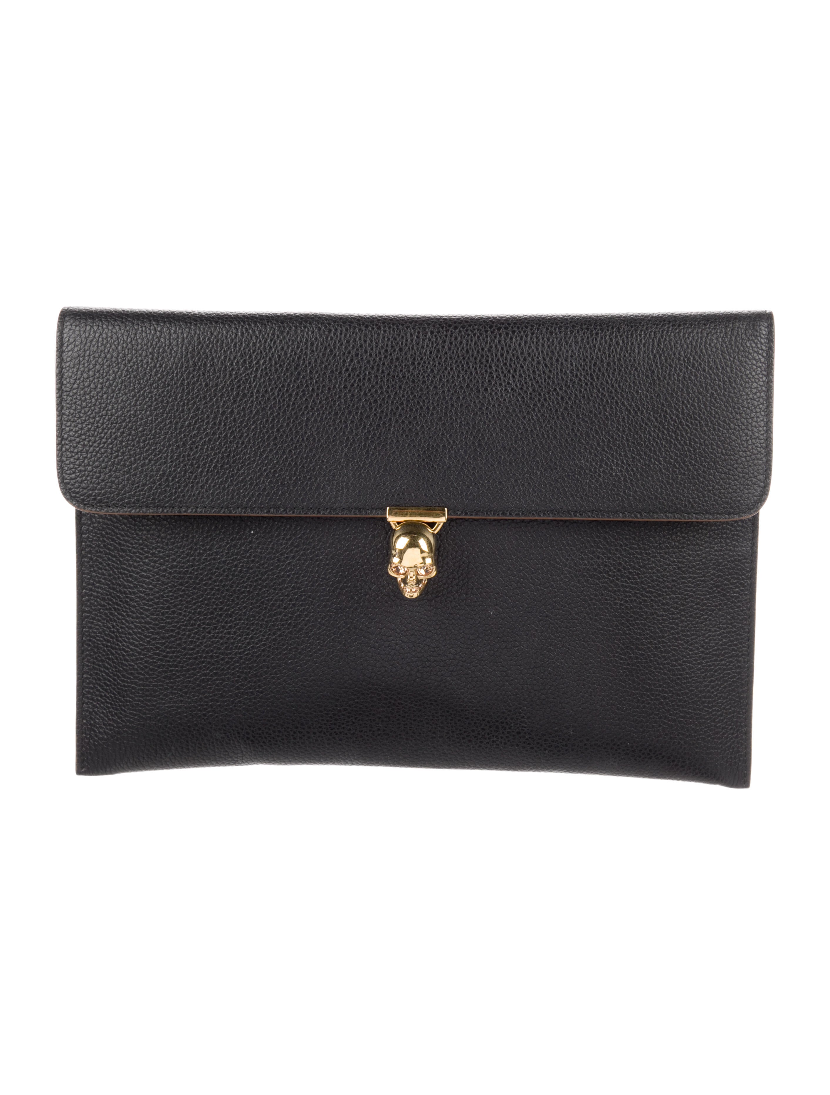 Pierre Hardy Colorblock Alpha Leather Clutch - Black Clutches, Handbags ...