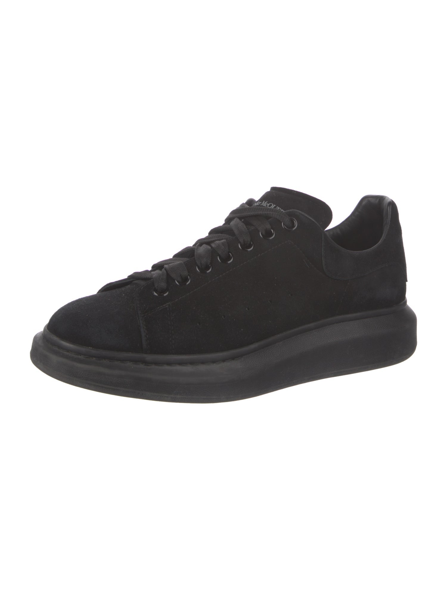 Alexander McQueen Suede Sneakers - Black Sneakers, Shoes - ALE172204 | The RealReal