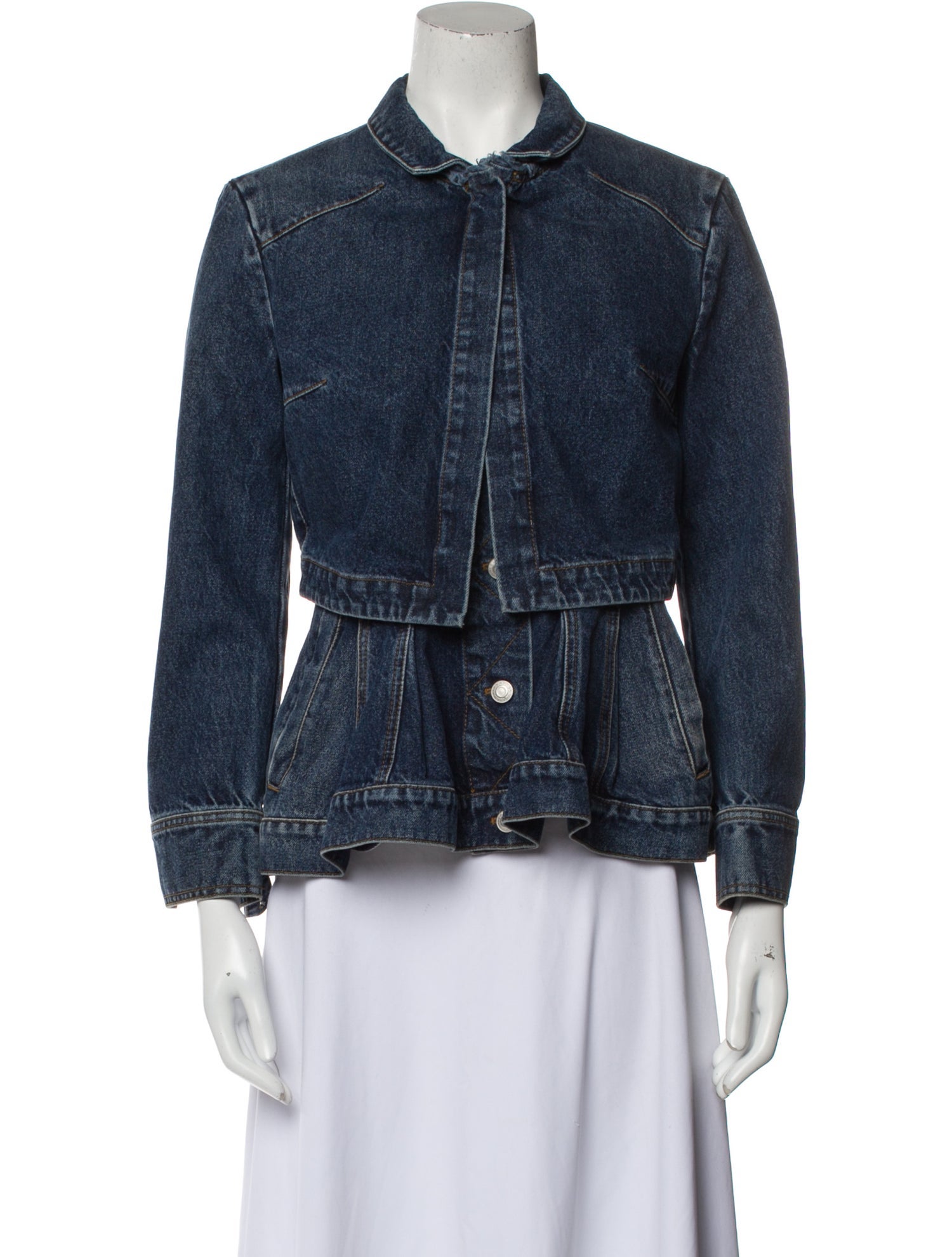 Alexander McQueen Denim Jacket - Blue Jackets, Clothing - ALE173902 ...