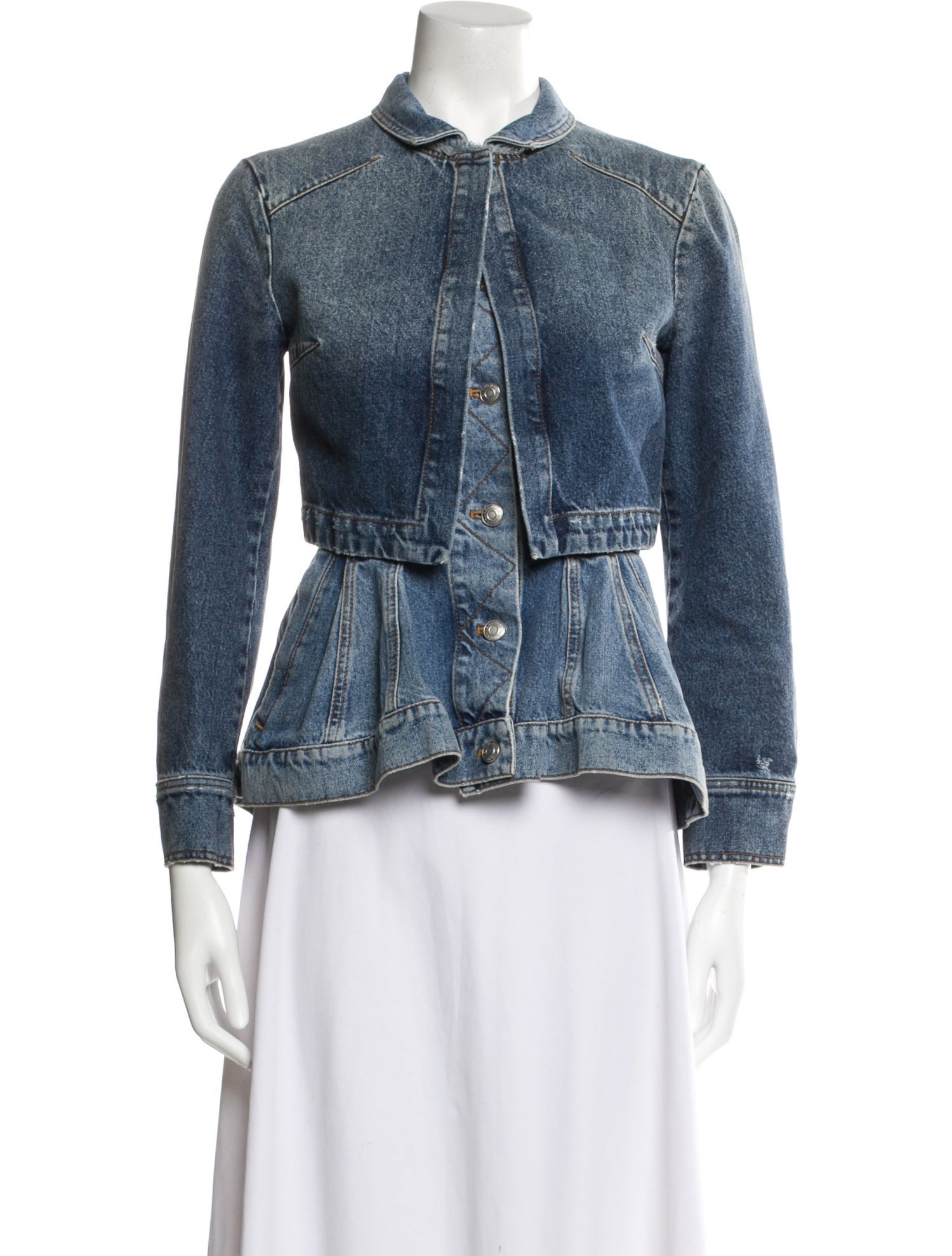 Alexander McQueen Denim Jacket - Blue Jackets, Clothing - ALE177834 ...