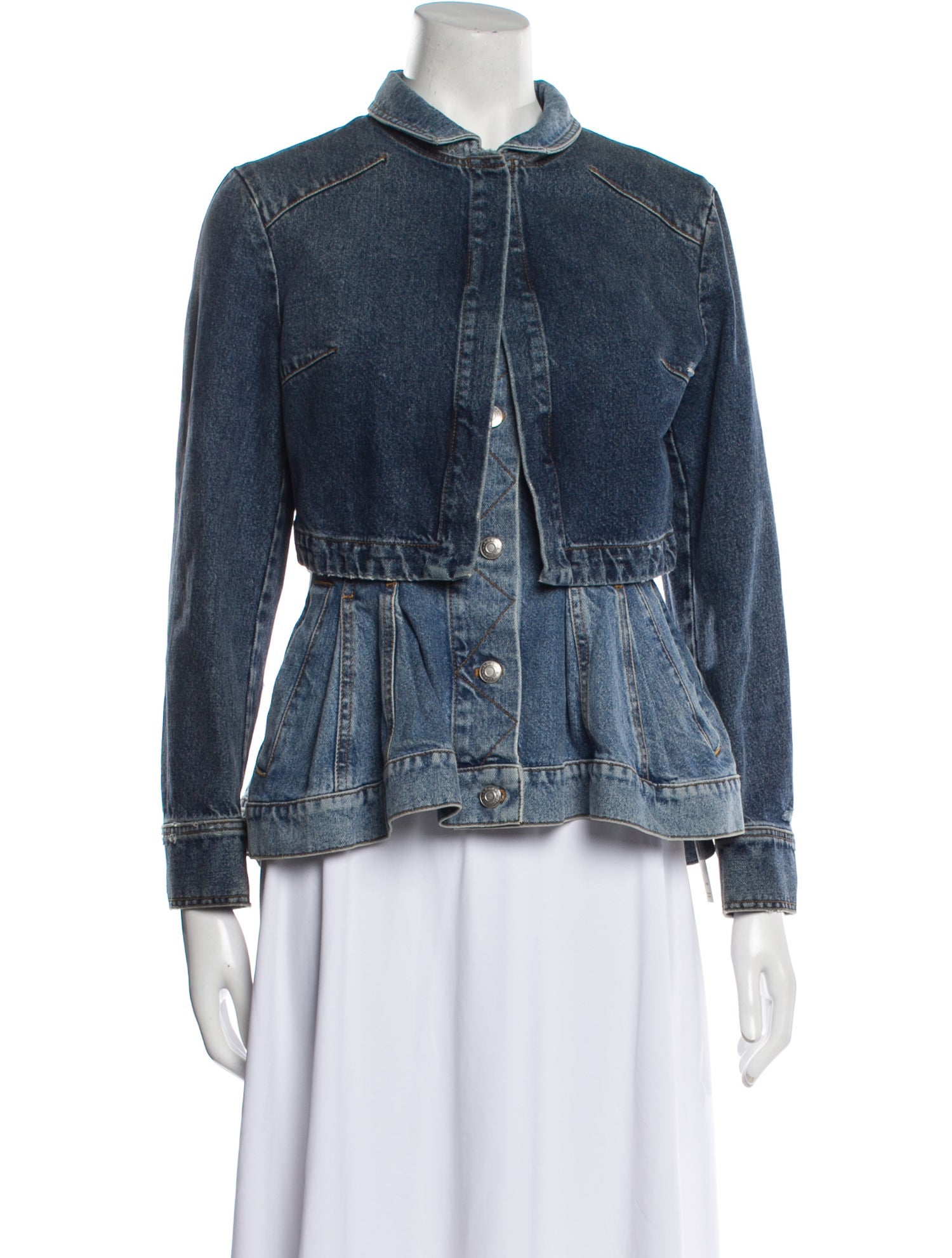 Chanel Vintage 2000 Denim Jacket - Blue Jackets, Clothing - CHA1040481 ...