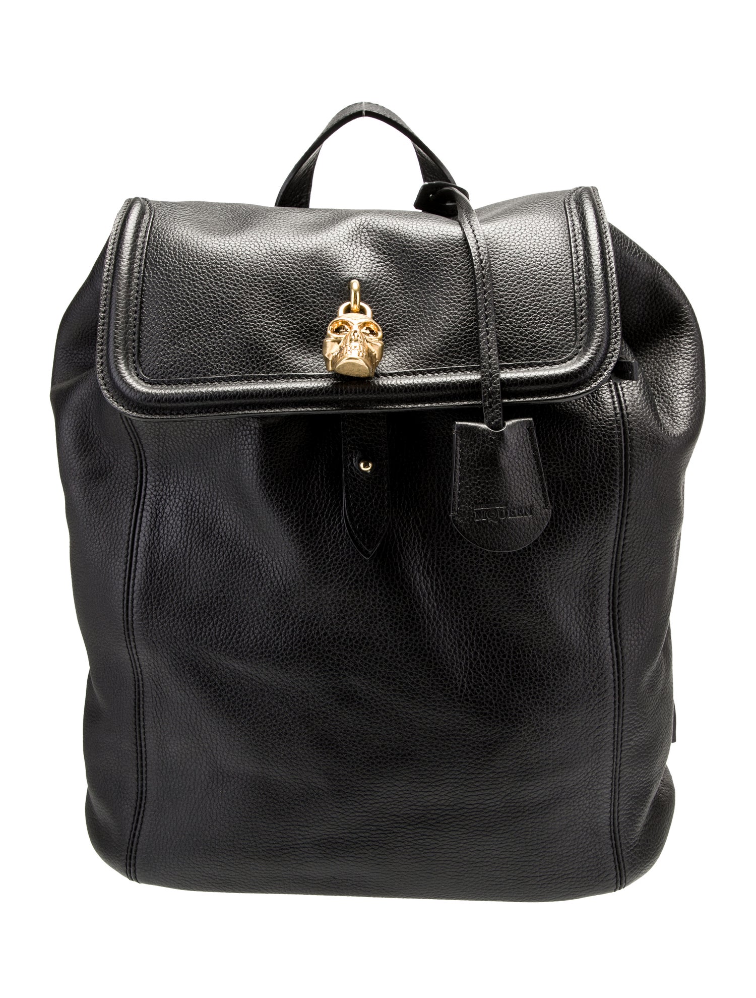 Alexander McQueen Skull Padlock Backpack - Black Backpacks, Handbags ...
