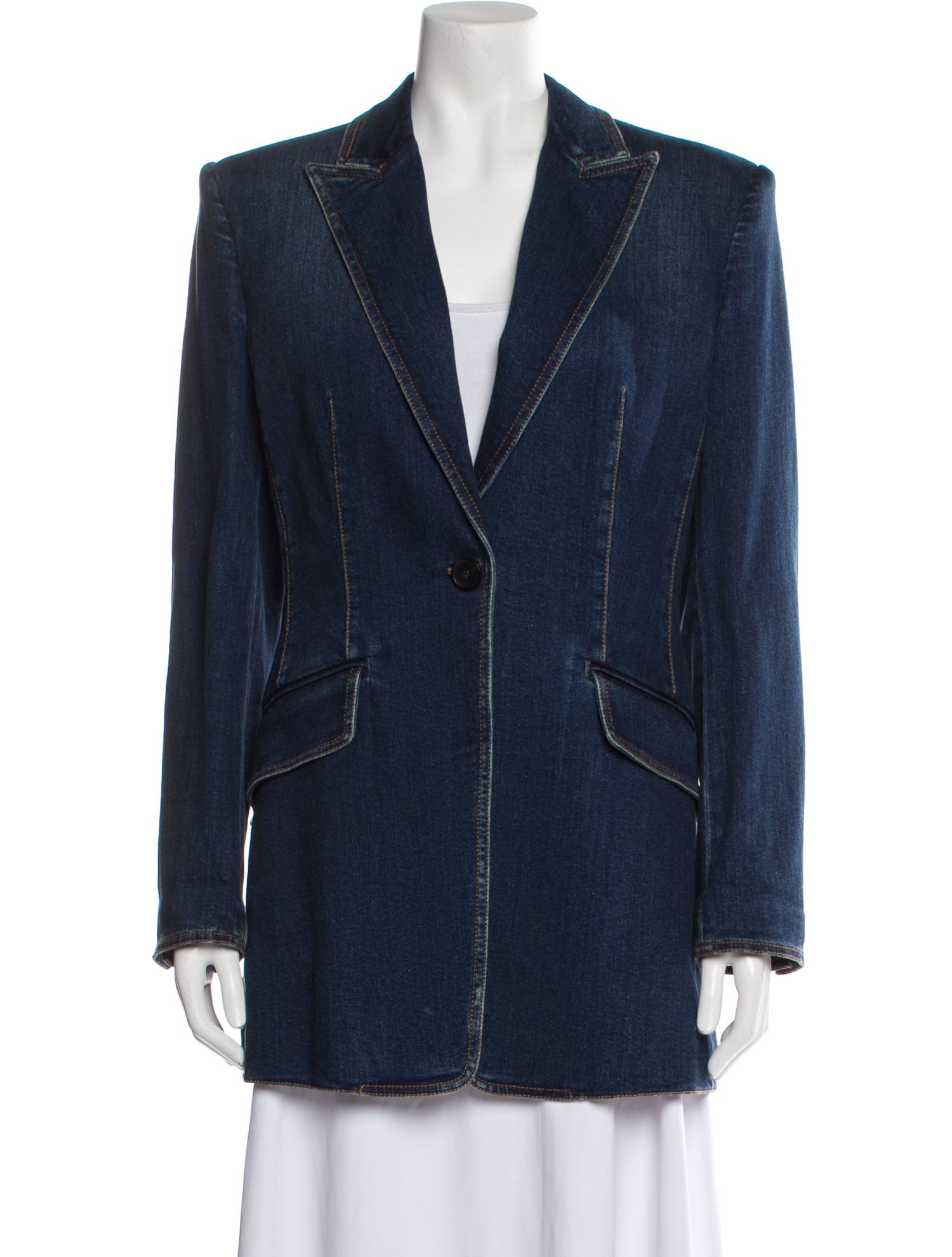 Alexander McQueen Denim Jacket - Blue Jackets, Clothing - ALE188089 ...