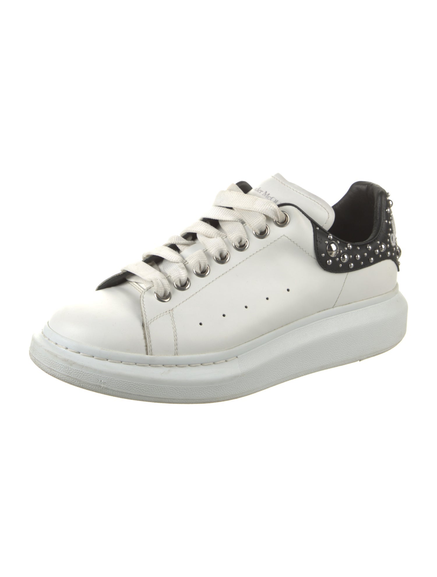 Alexander McQueen Leather Chunky Sneakers - White Sneakers, Shoes ...