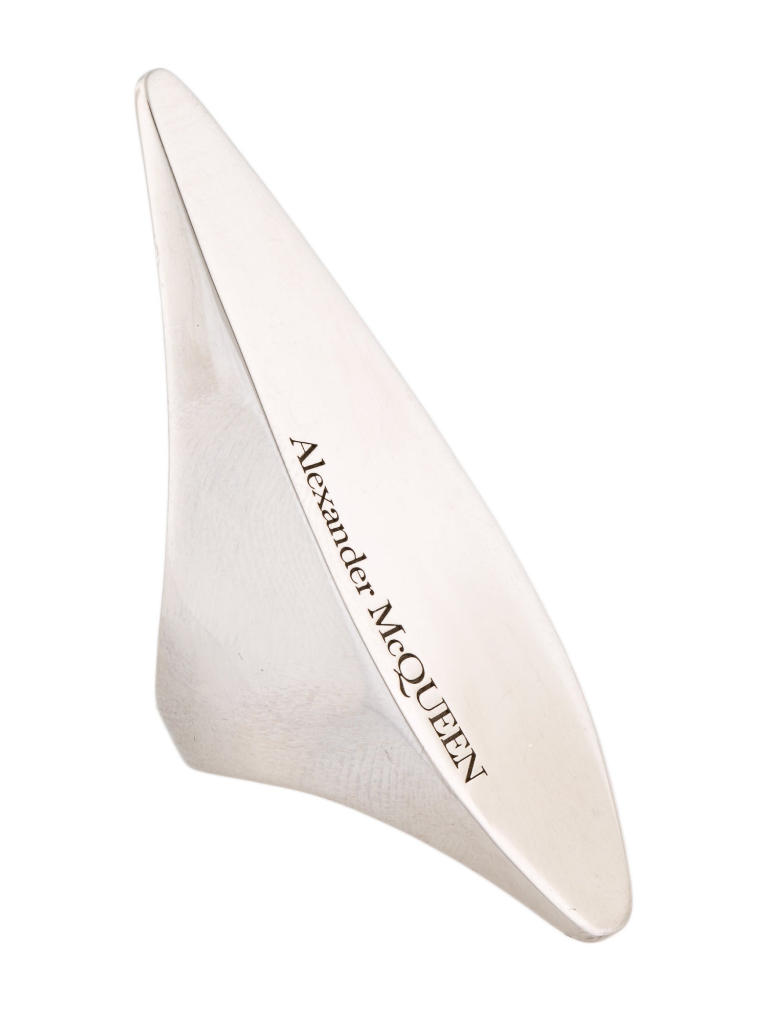 Alexander McQueen Shard Cocktail Ring - Silver-Tone Metal Cocktail Ring ...