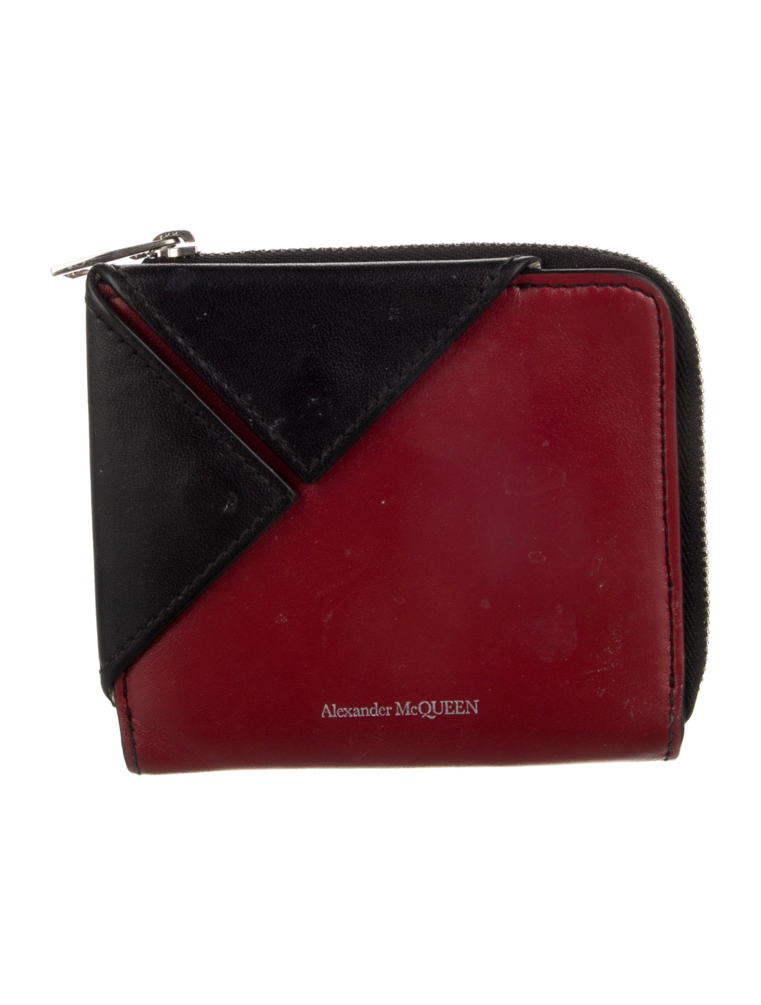 Alexander McQueen Leather Wallet - Red Wallets, Accessories - ALE210393 ...