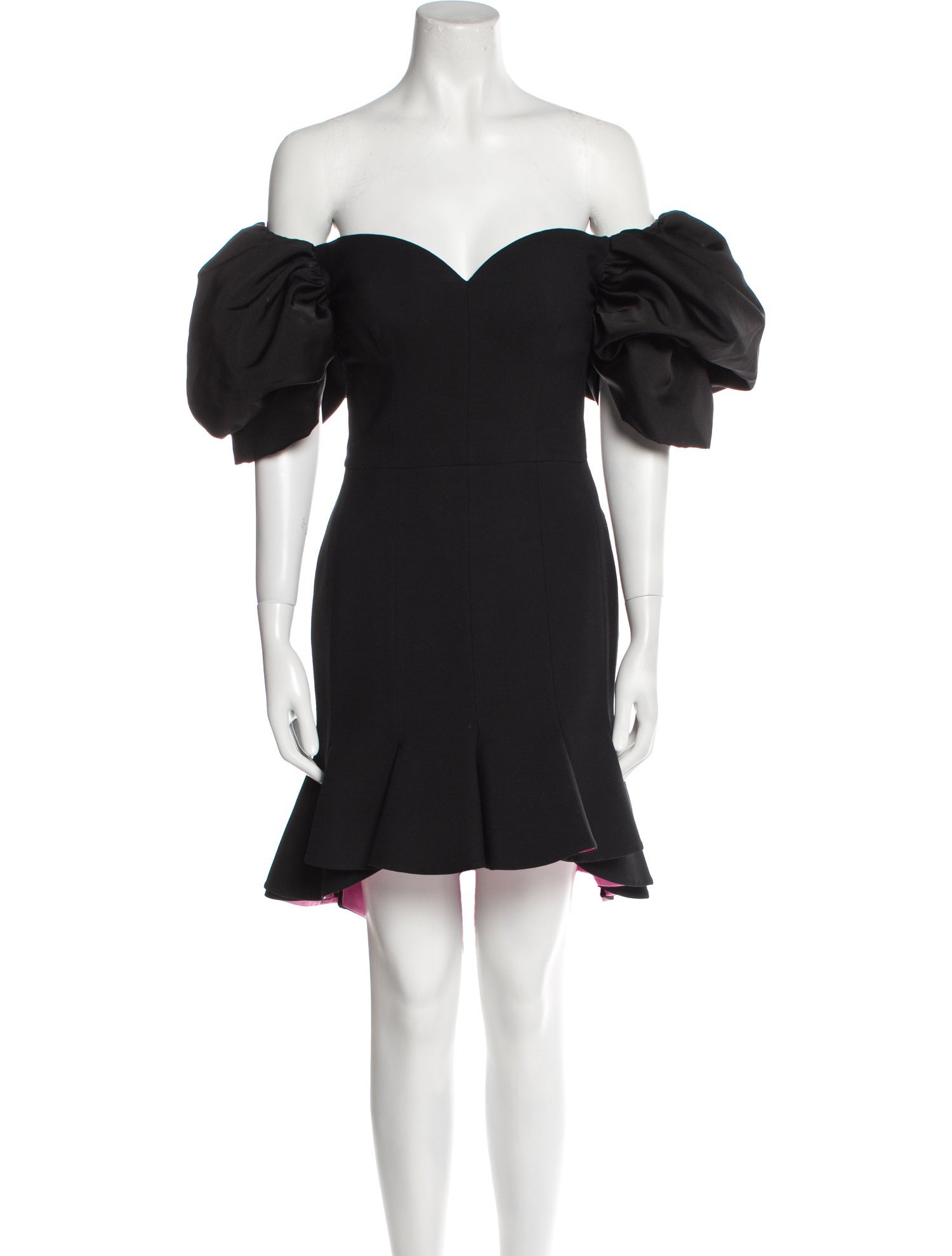 Alexander McQueen Wool Mini Dress - Black Dresses, Clothing - ALE216710 ...