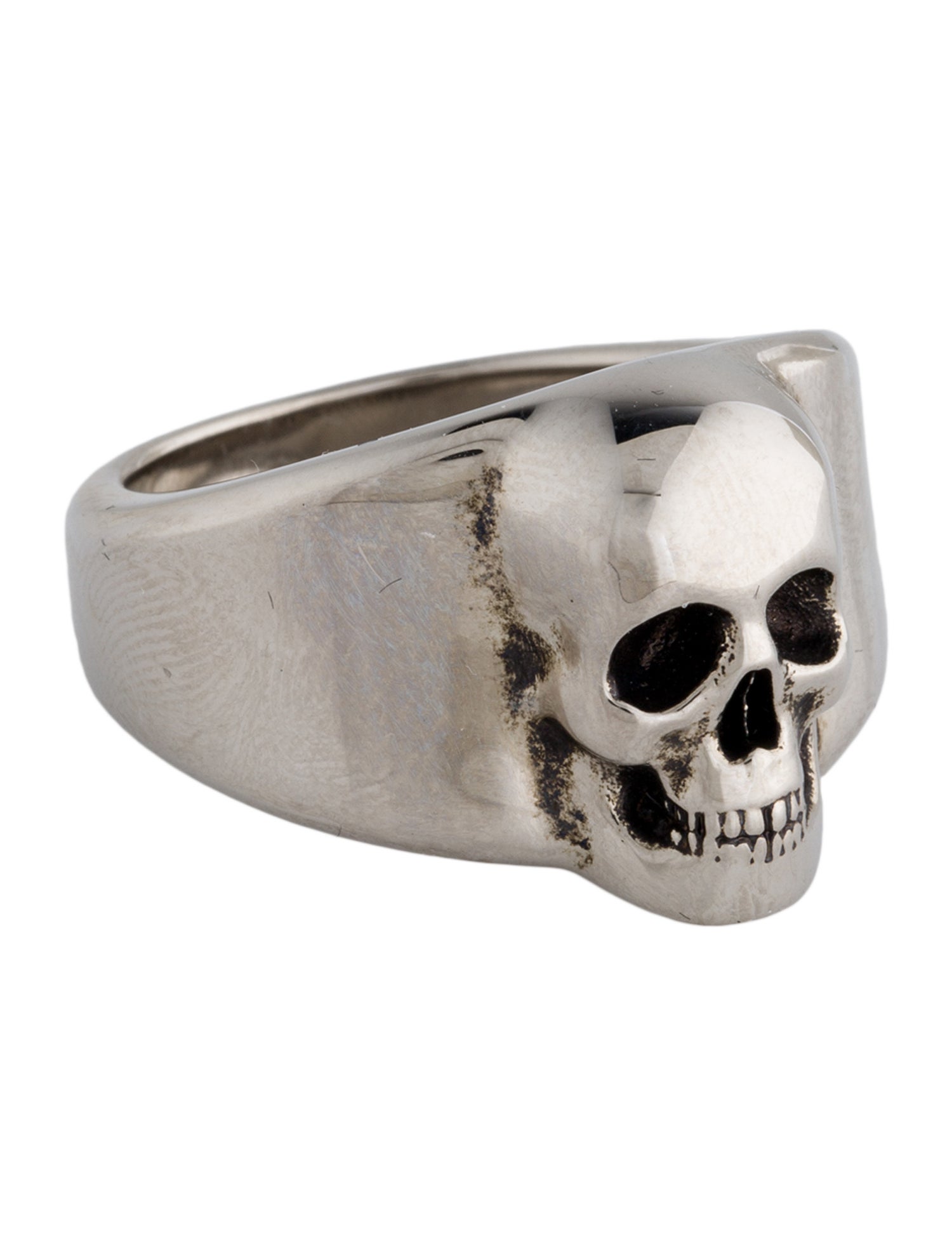 Alexander McQueen Skull Signet Ring - Signet Ring, Rings - ALE218179 | The RealReal