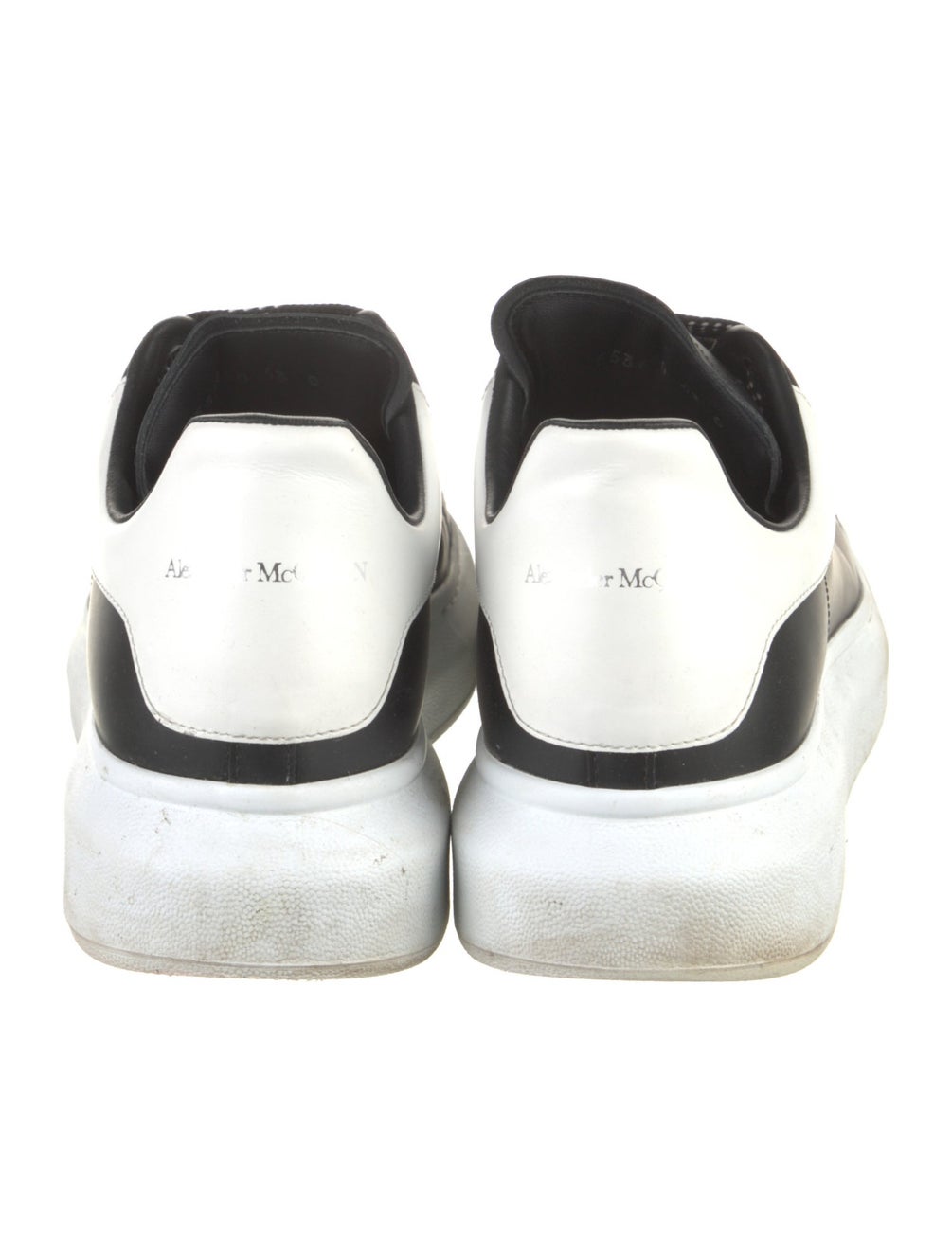 Alexander McQueen Leather Printed Sneakers - Black Sneakers, Shoes ...