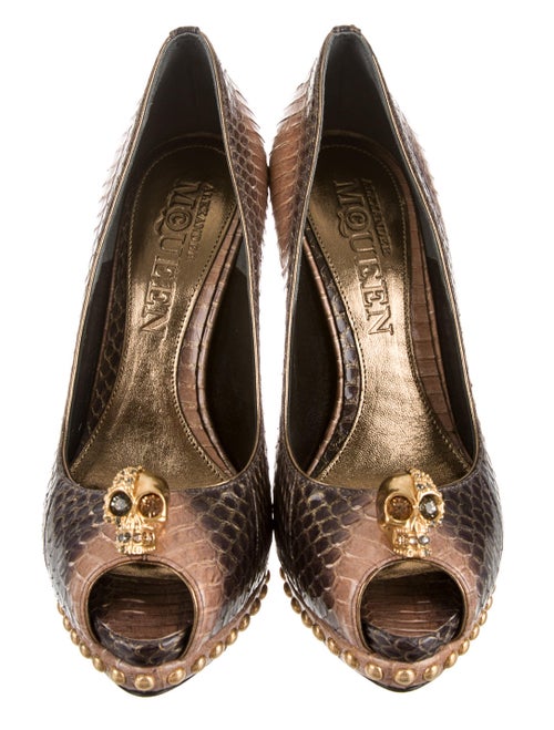Alexander McQueen Python Pumps - Shoes - ALE25091 | The RealReal