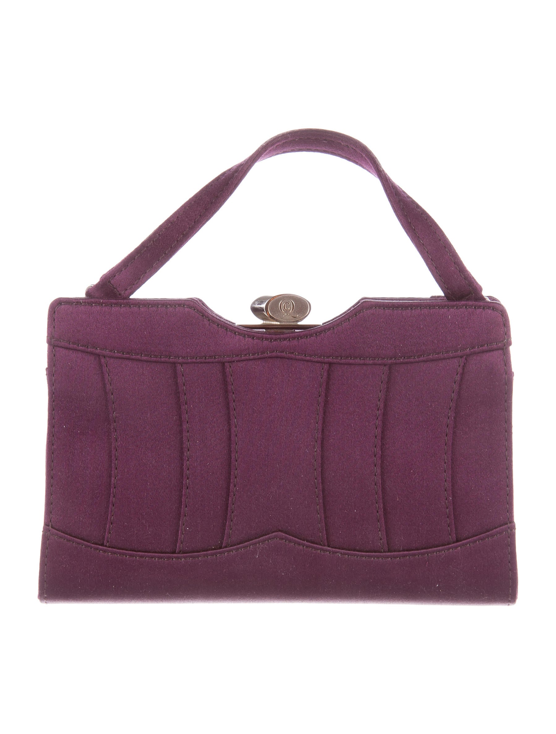 Alexander McQueen Satin Evening Bag - Handbags - ALE32375 | The RealReal