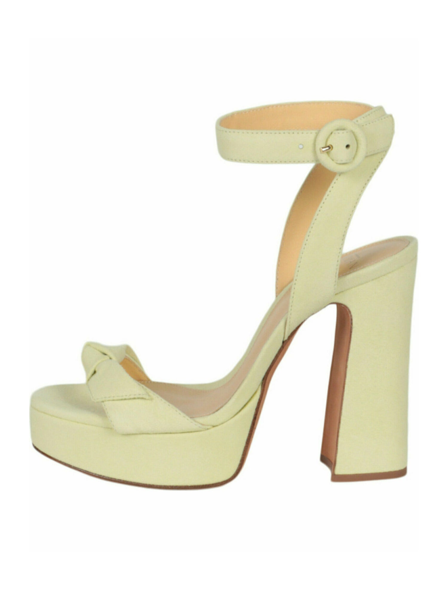 Alexandre Birman Clarita Leather Sandals w/ Tags - Yellow Sandals ...