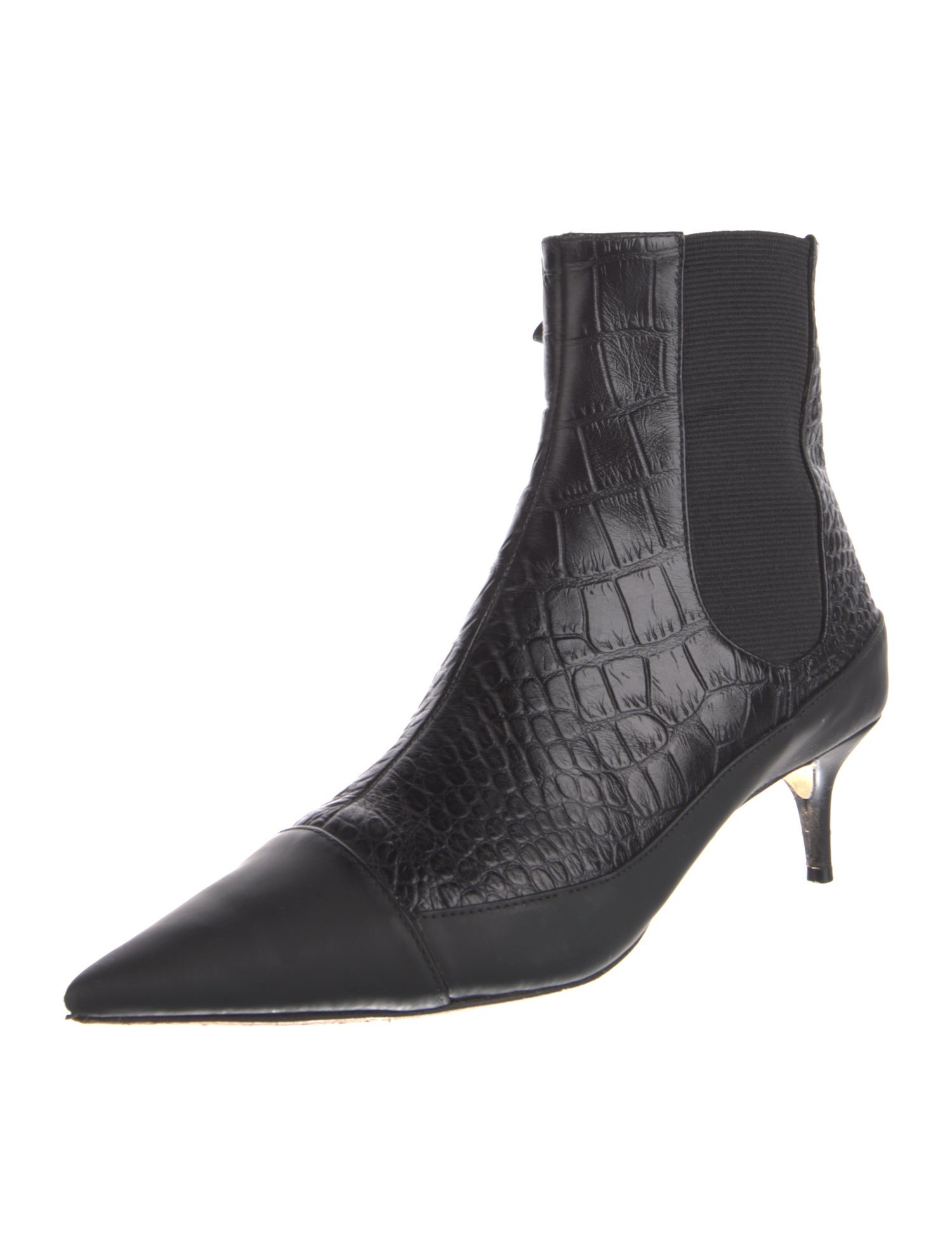 Alexandre Birman Leather Sock Boots - Black Boots, Shoes - ALR49415 ...