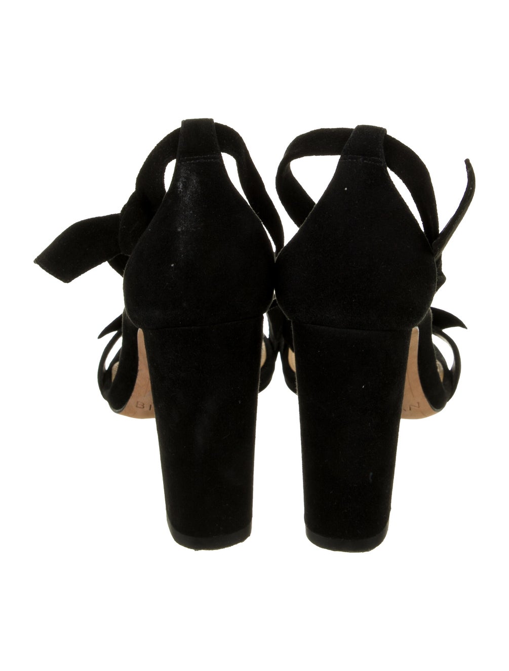 Alexandre Birman Suede Bow Accents Sandals - Black Sandals, Shoes ...