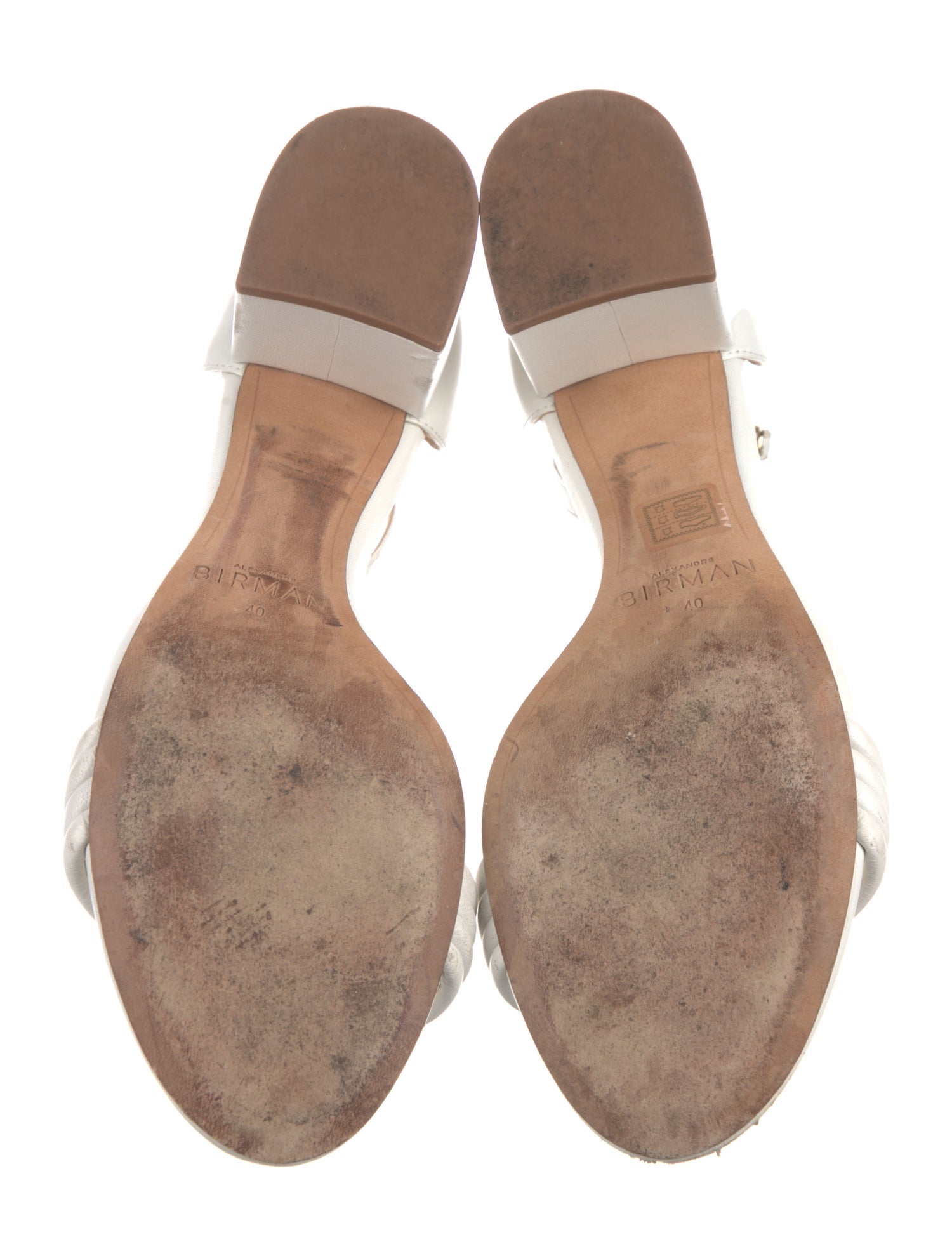 Alexandre Birman Leather Sandals - White Sandals, Shoes - ALR53567 ...