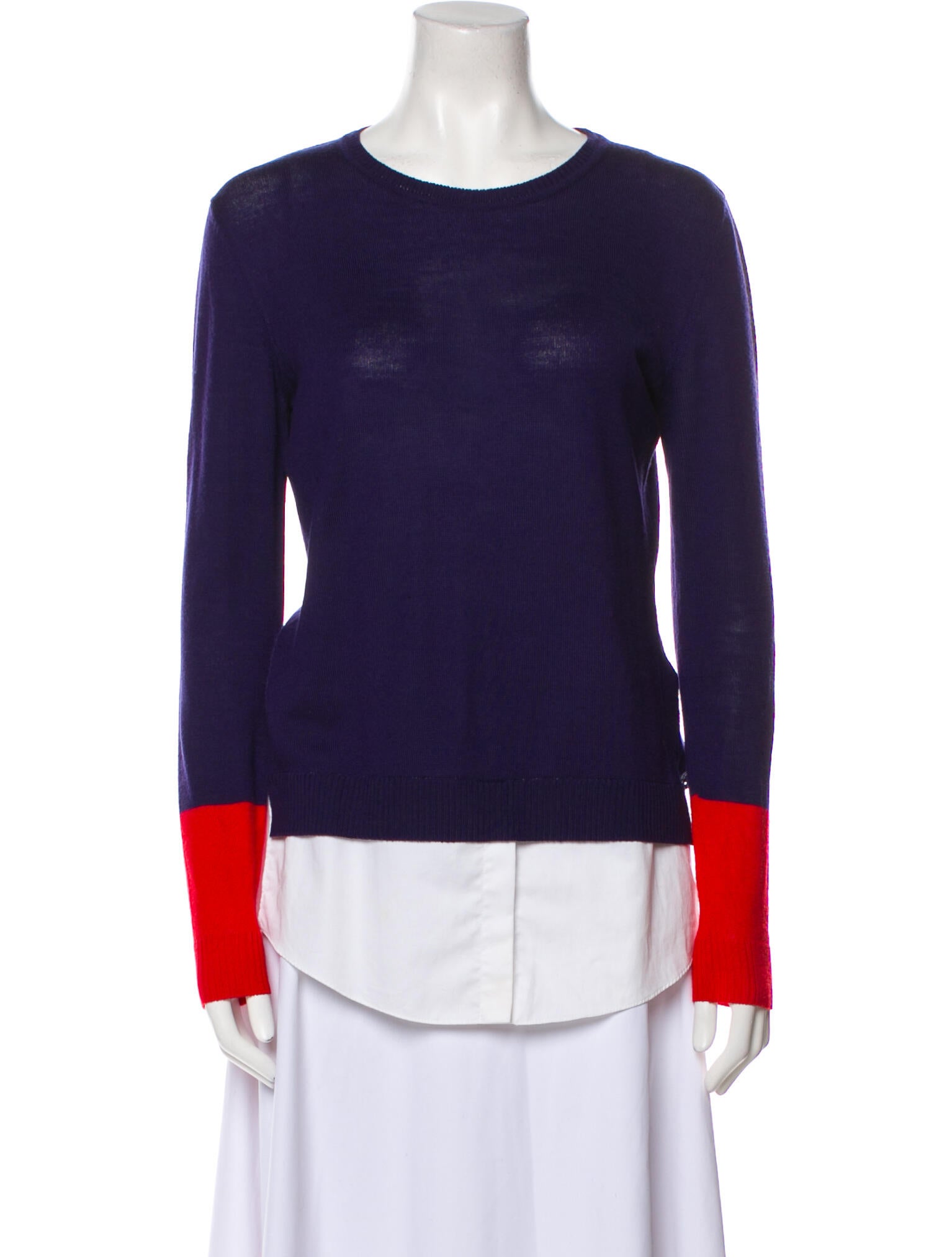 Altuzarra Wool Colorblock Pattern Sweater - Purple Knitwear, Clothing ...
