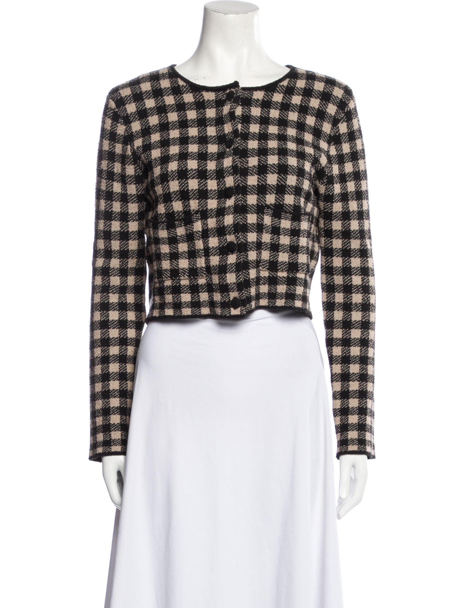 Altuzarra Plaid Print Evening Jacket - Black Jackets, Clothing ...
