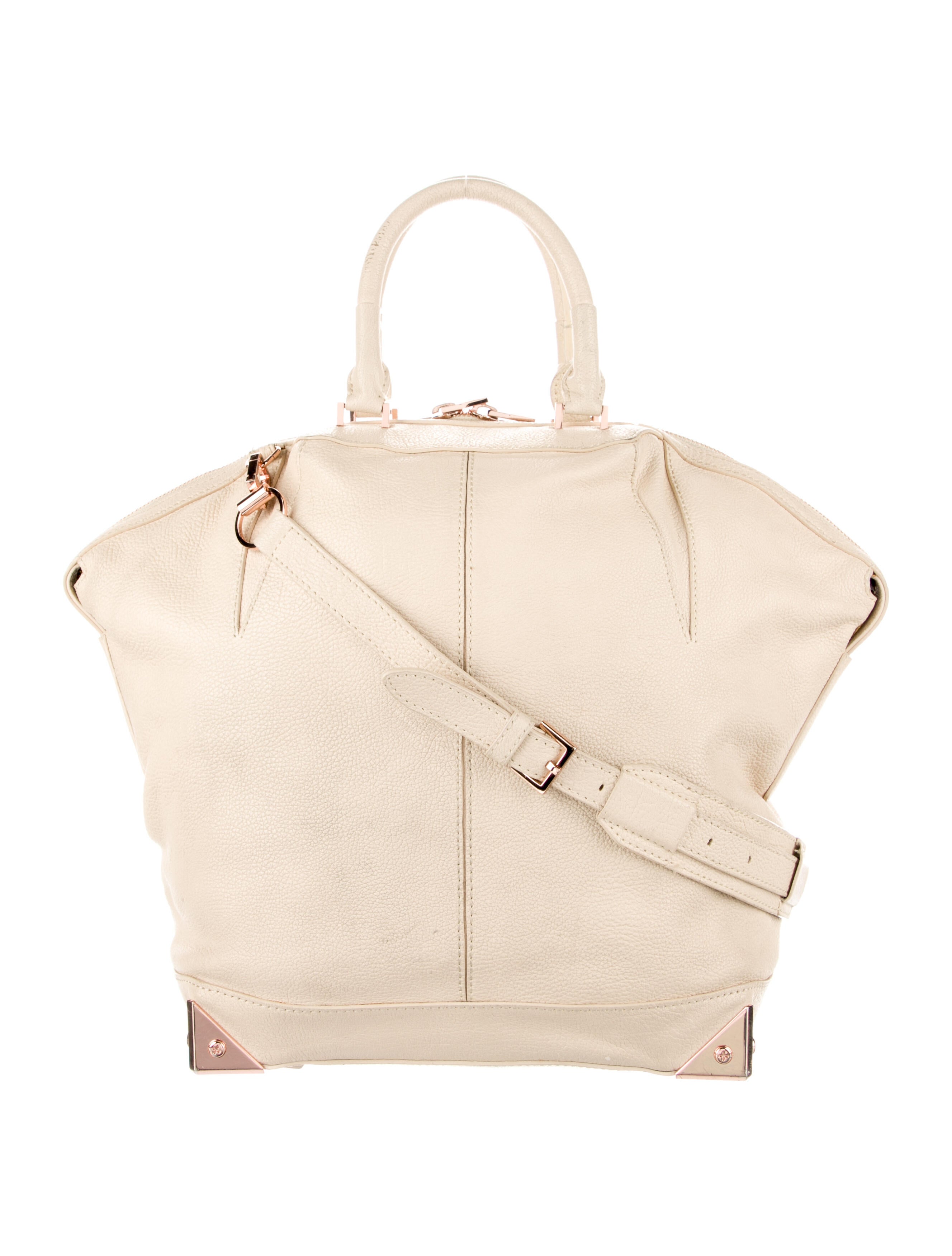 Alexander Wang Prism Leather Tote - Neutrals Totes, Handbags - ALX54983 ...