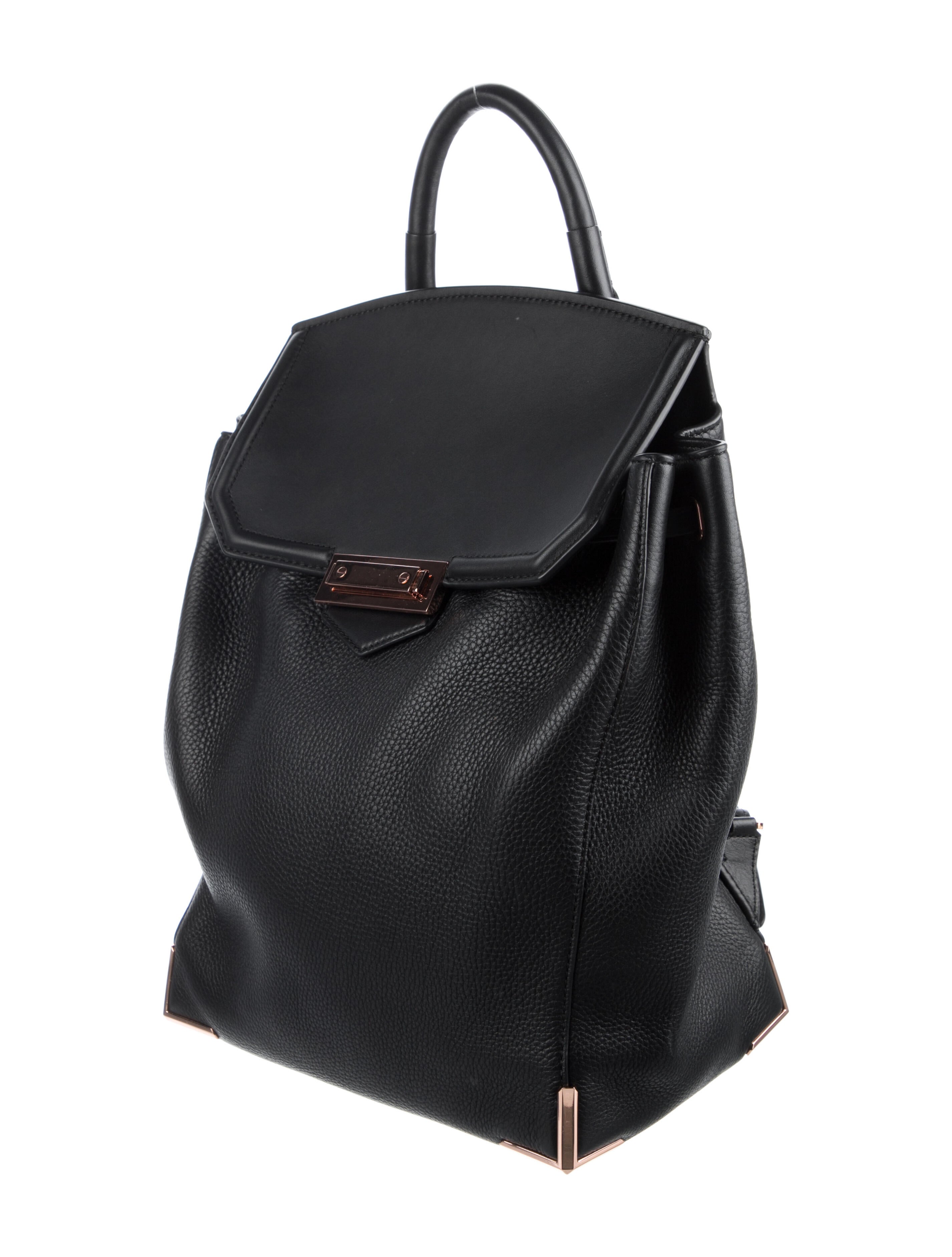 Alexander Wang Leather Marti Backpack - Black Backpacks, Handbags ...