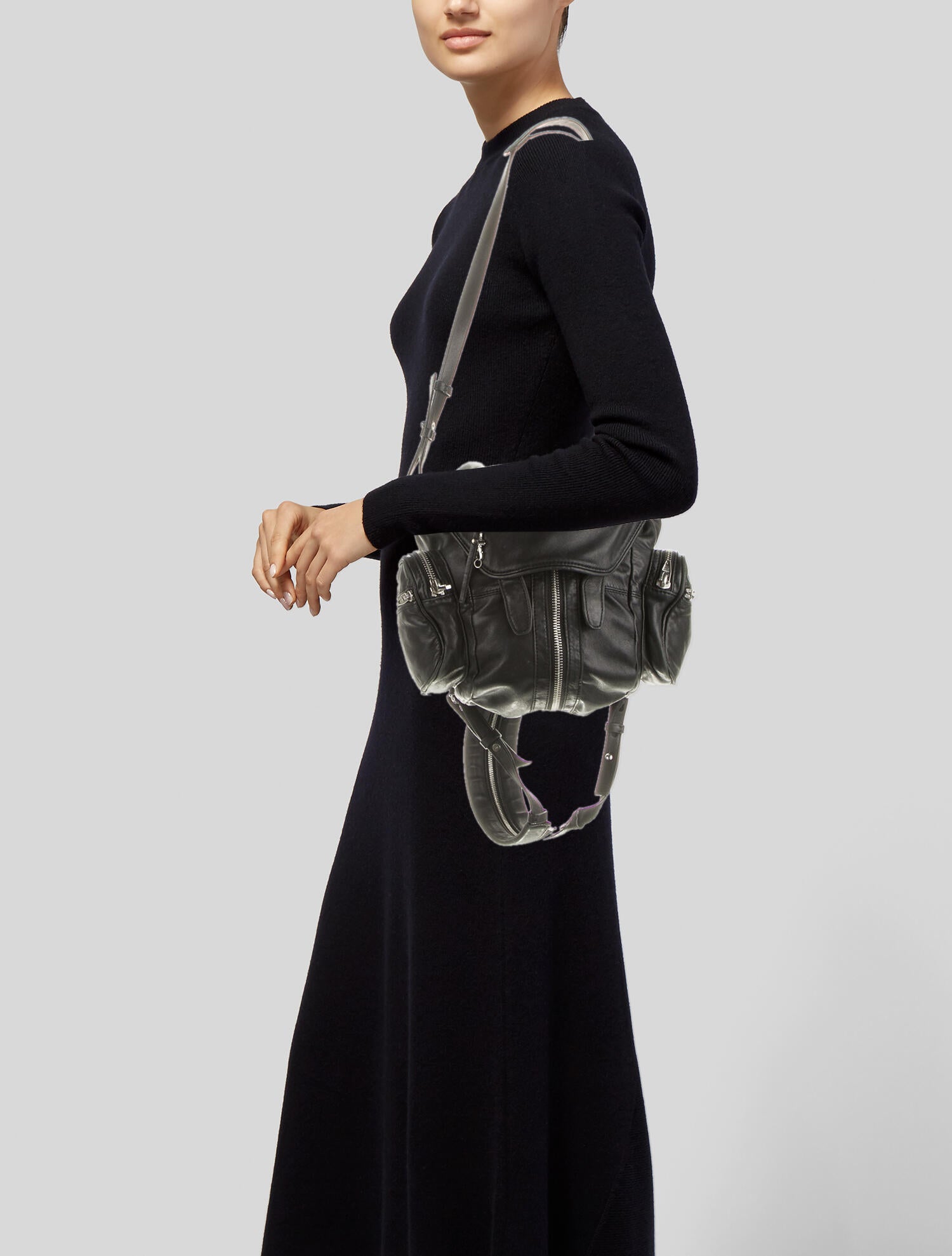 Alexander Wang Leather Marti Backpack - Black Backpacks, Handbags ...