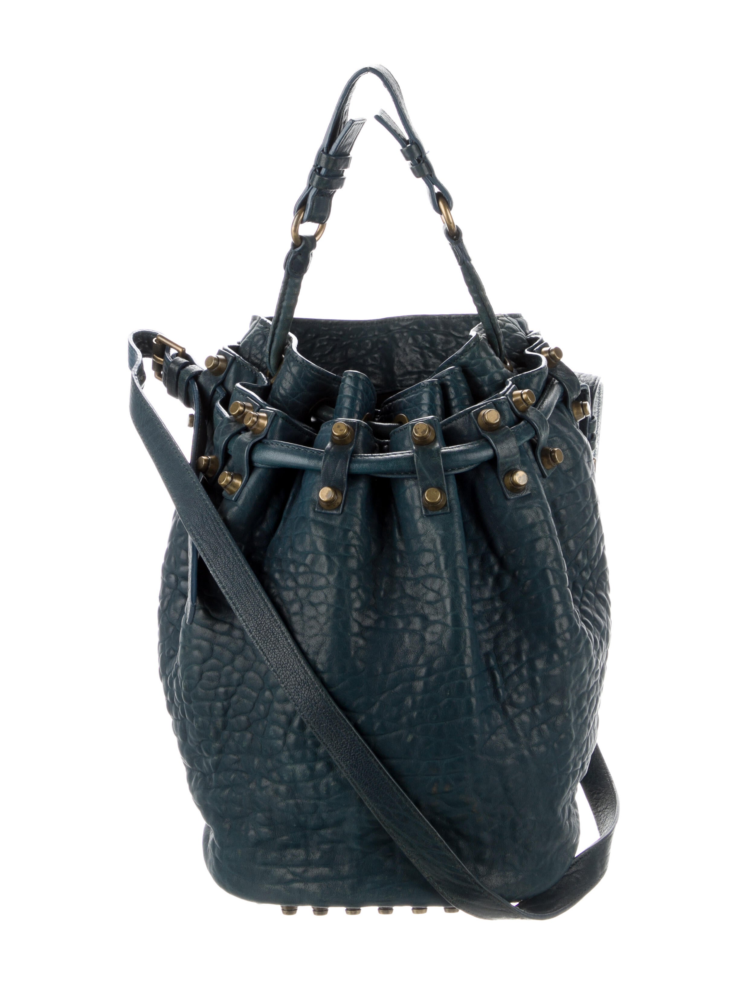 Alexander Wang Diego Dumbo Bucket Bag - Blue Bucket Bags, Handbags ...