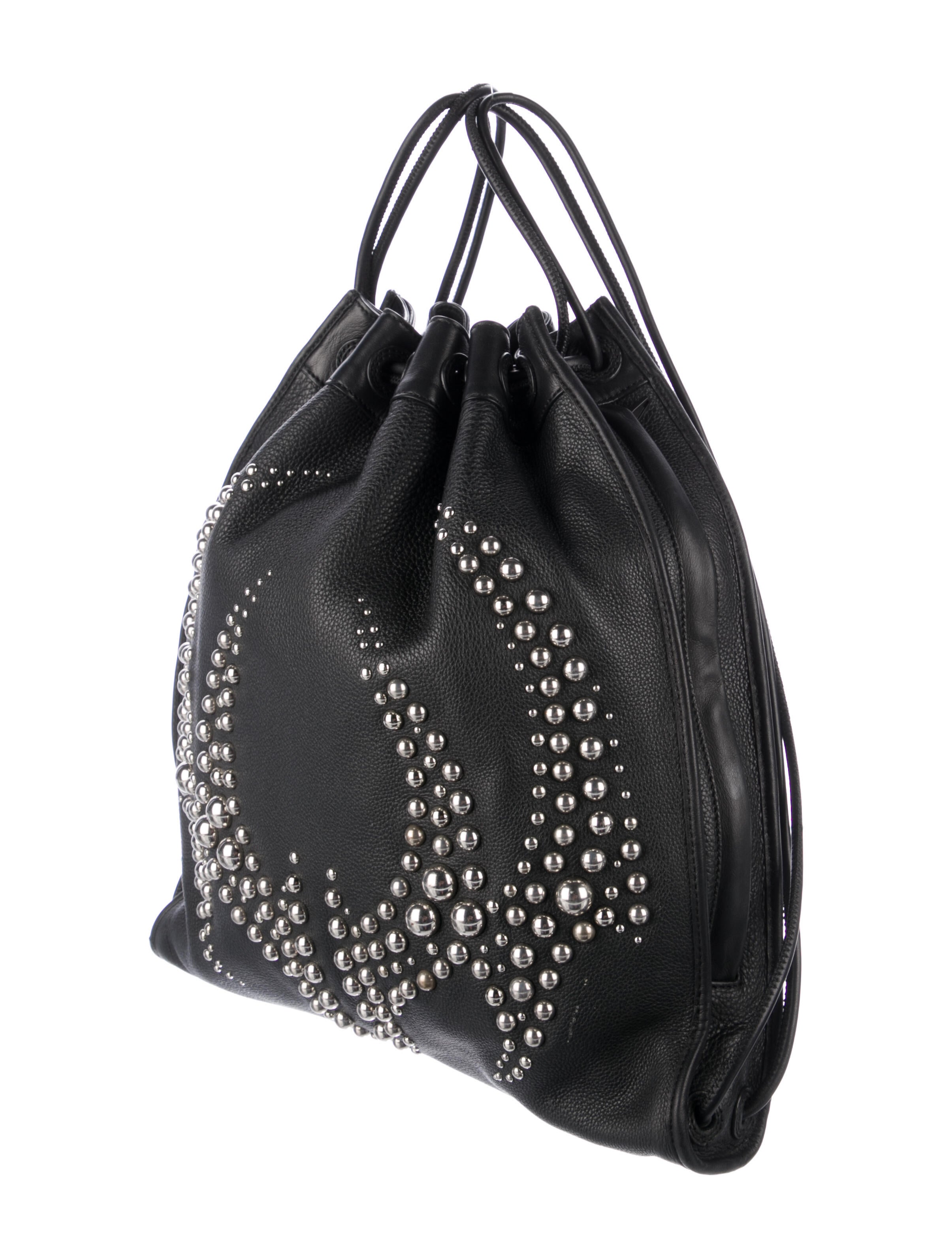 Alexander Wang Icon Leather Backpack - Black Backpacks, Handbags ...