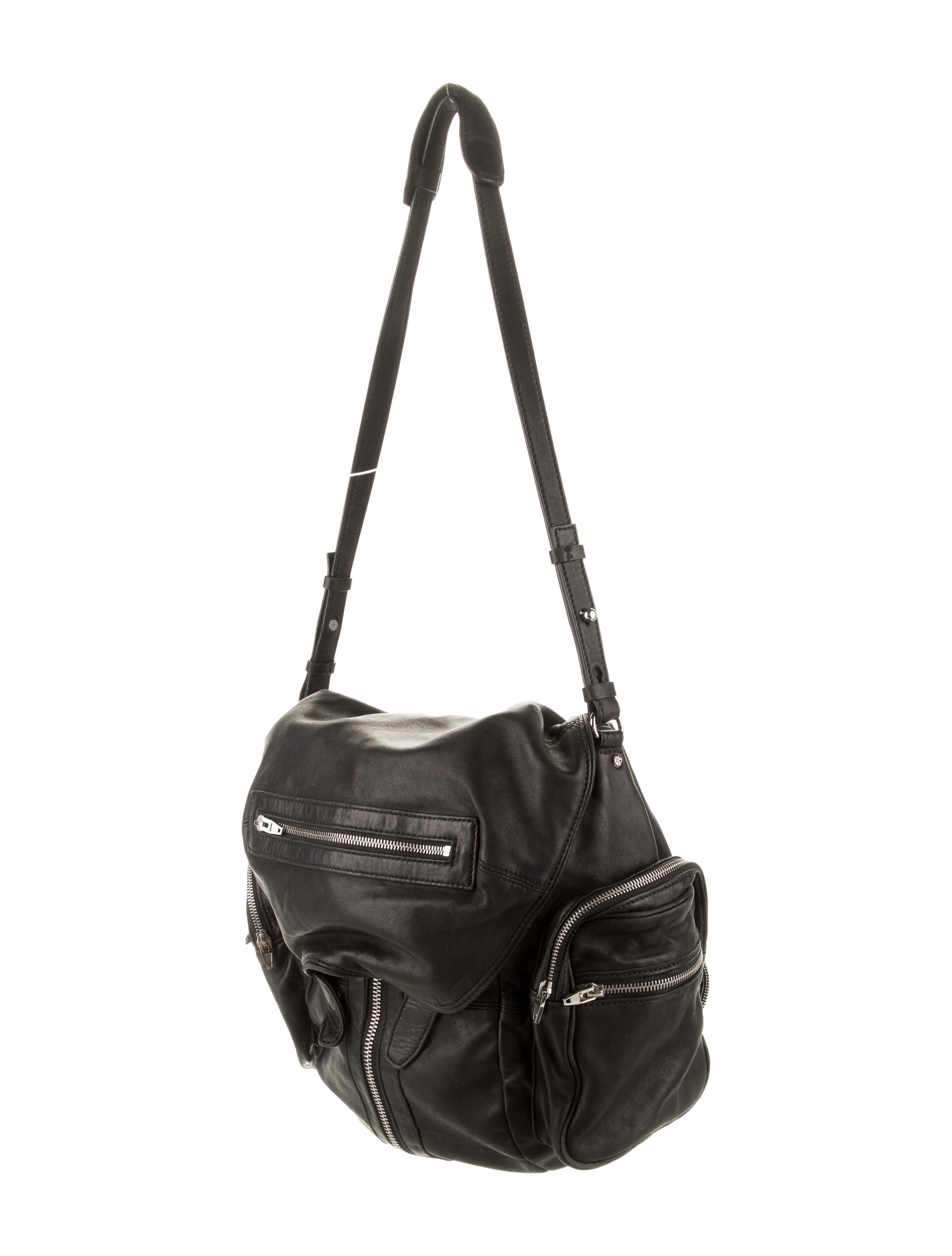 Alexander Wang Icon Leather Backpack - Black Backpacks, Handbags ...