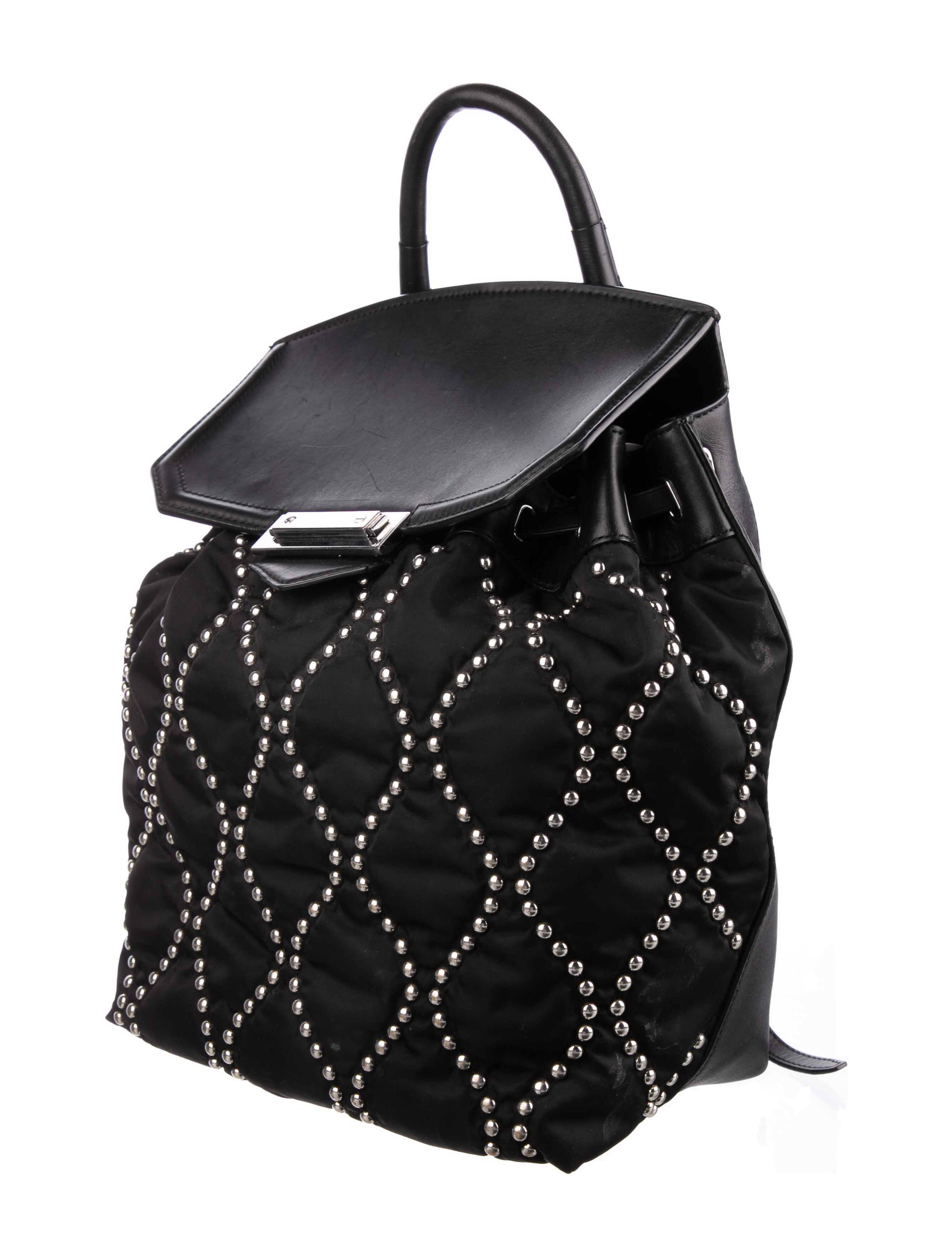 Alexander Wang Leather Backpack - Black Backpacks, Handbags - ALX111213 ...