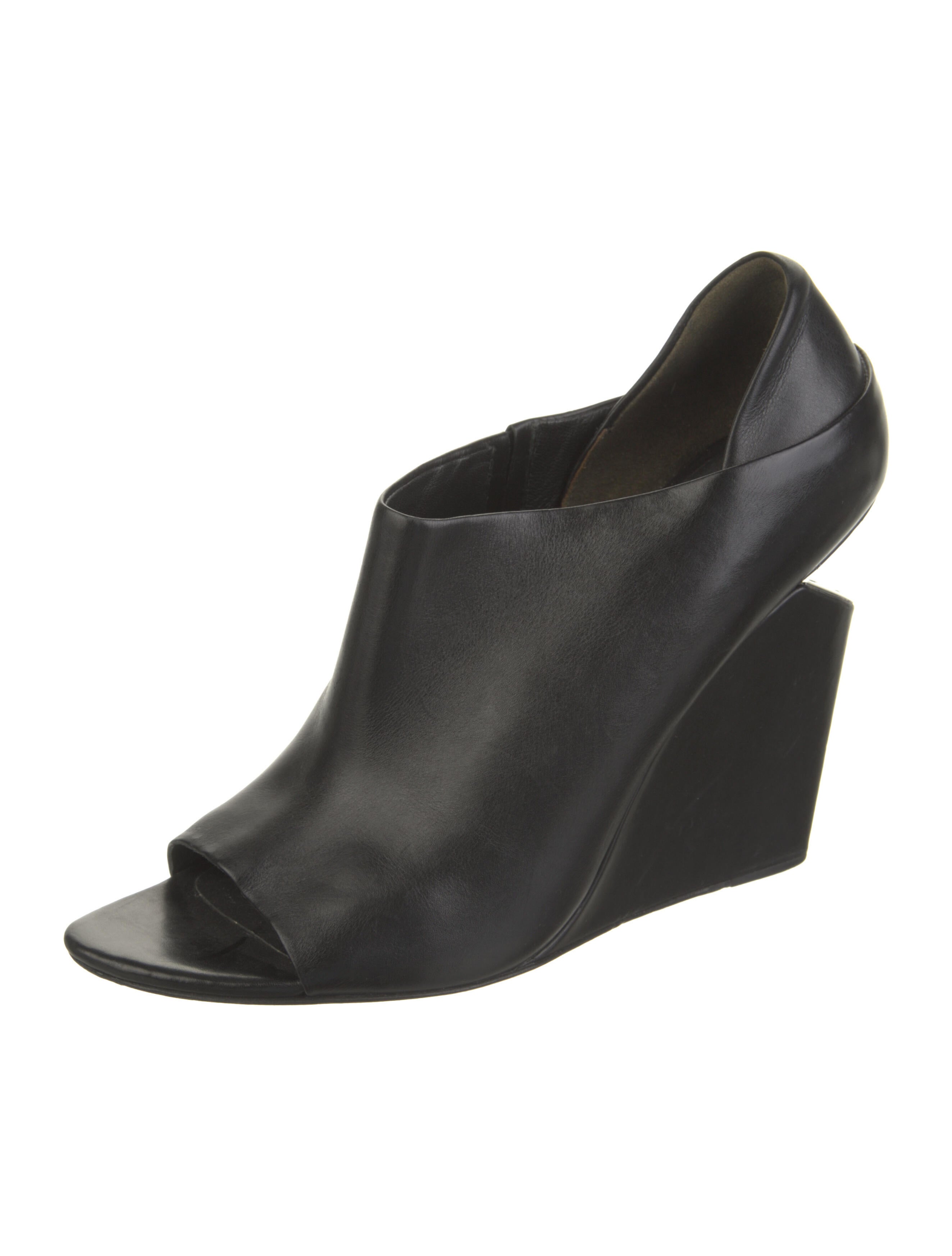 Alexander Wang Simona Fur-Trimmed Sandals - Black Sandals, Shoes ...