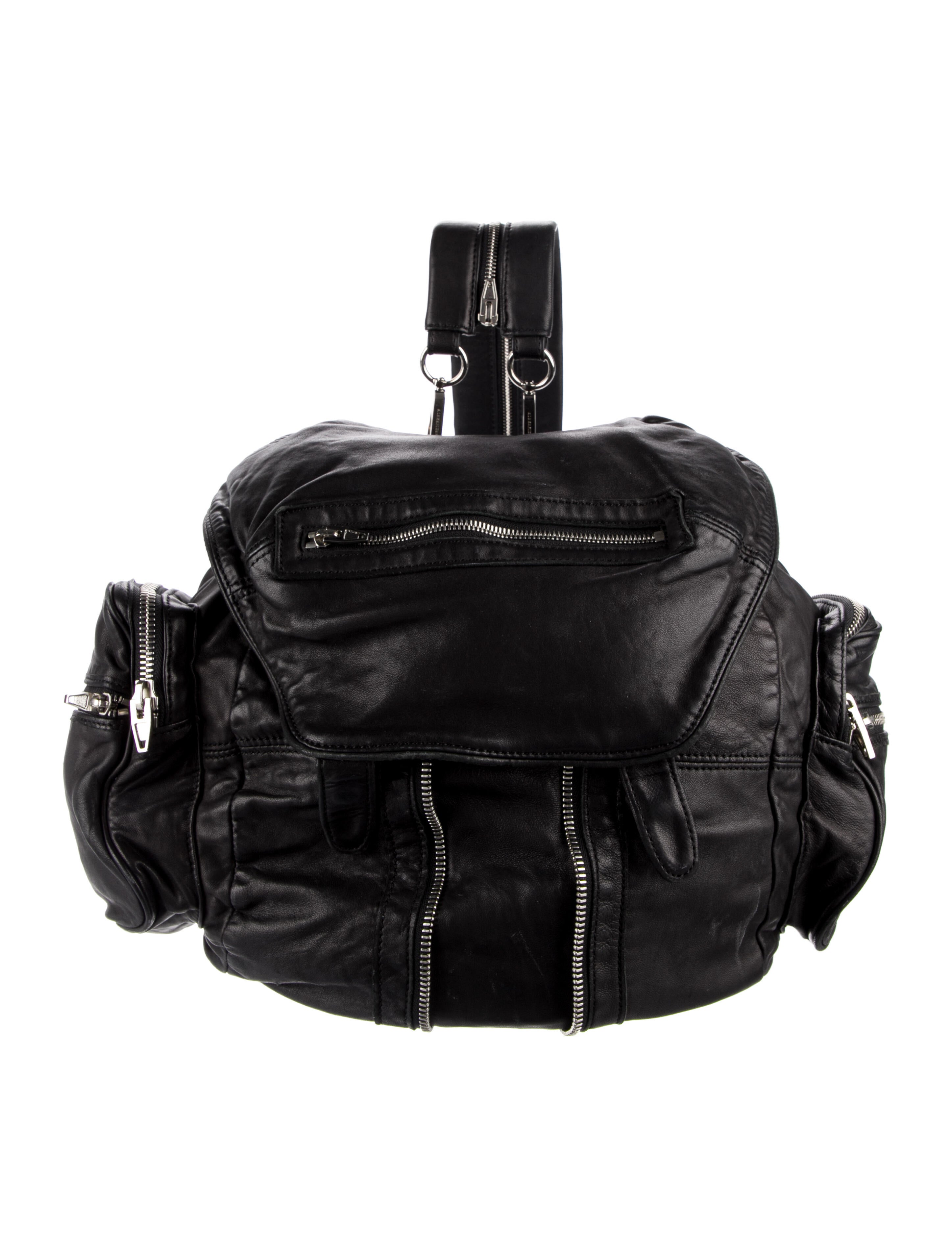Alexander Wang Leather Backpack Bag - Black Backpacks, Handbags ...
