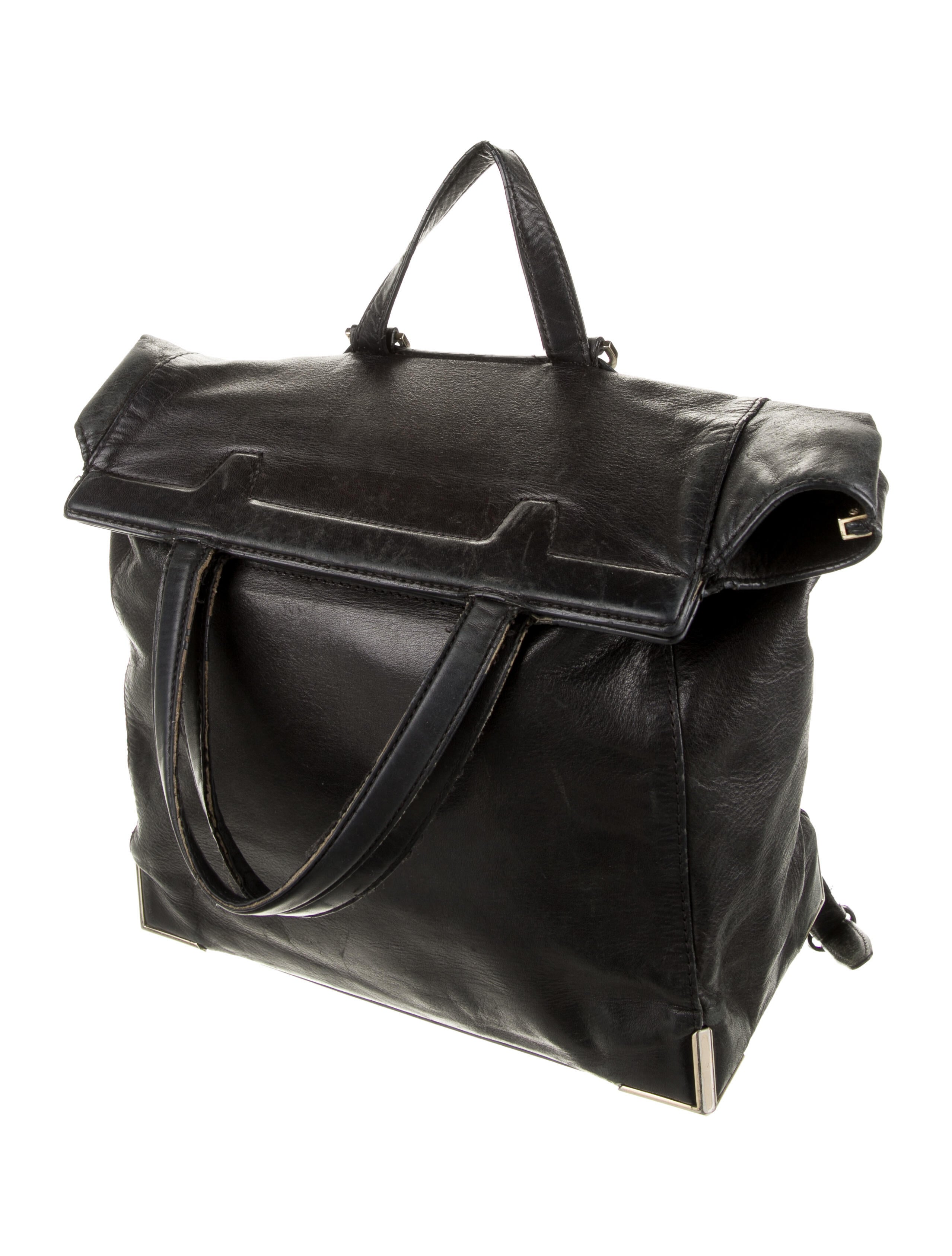 Alexander Wang Leather Prisma Skeletal Backpack - Black Backpacks ...