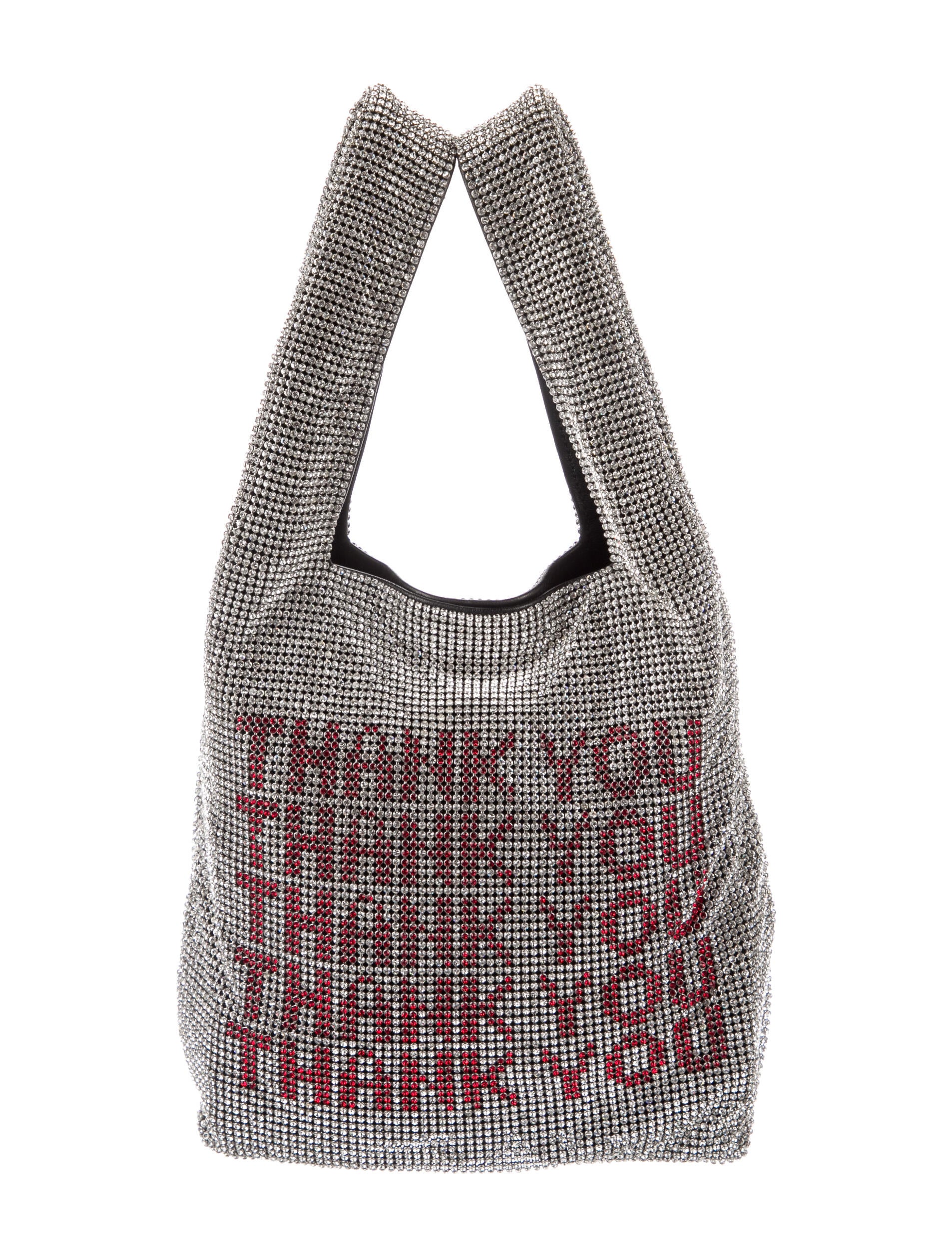 Alexander Wang Crystal Handle Bag - Silver Handle Bags, Handbags ...