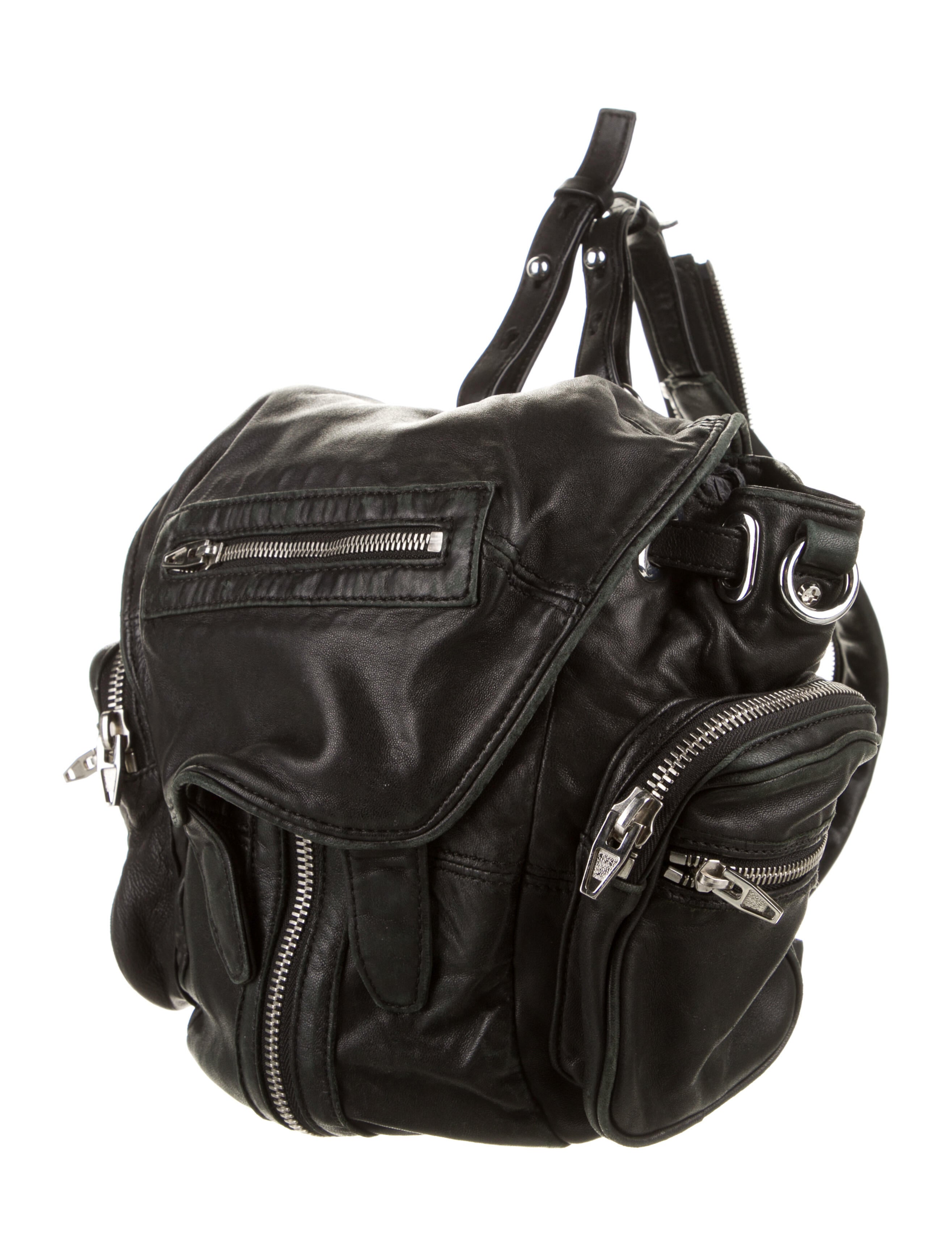 Alexander Wang Leather Backpack - Black Backpacks, Handbags - ALX125034 ...