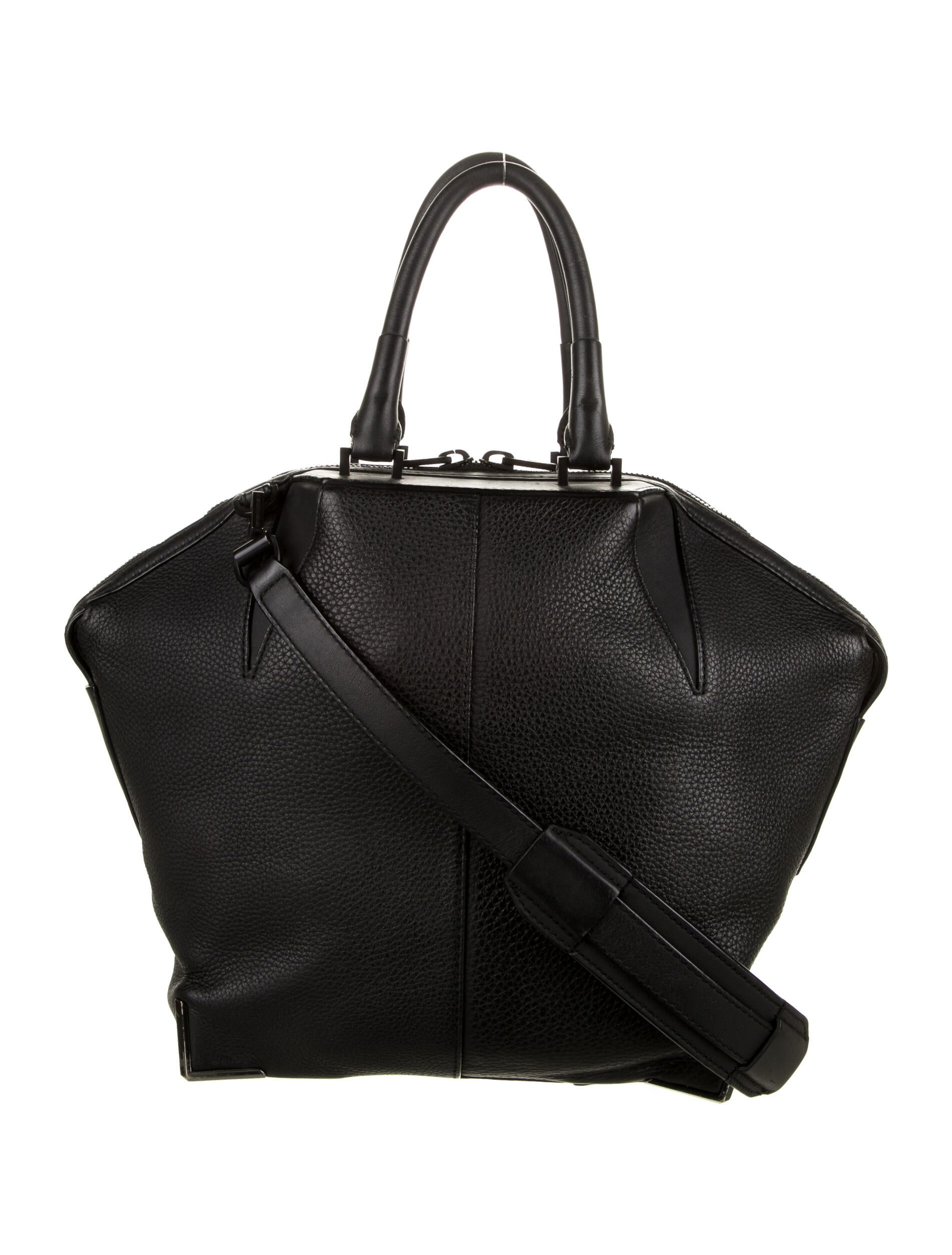 Alexander Wang Leather Handle Bag - Black Handle Bags, Handbags ...