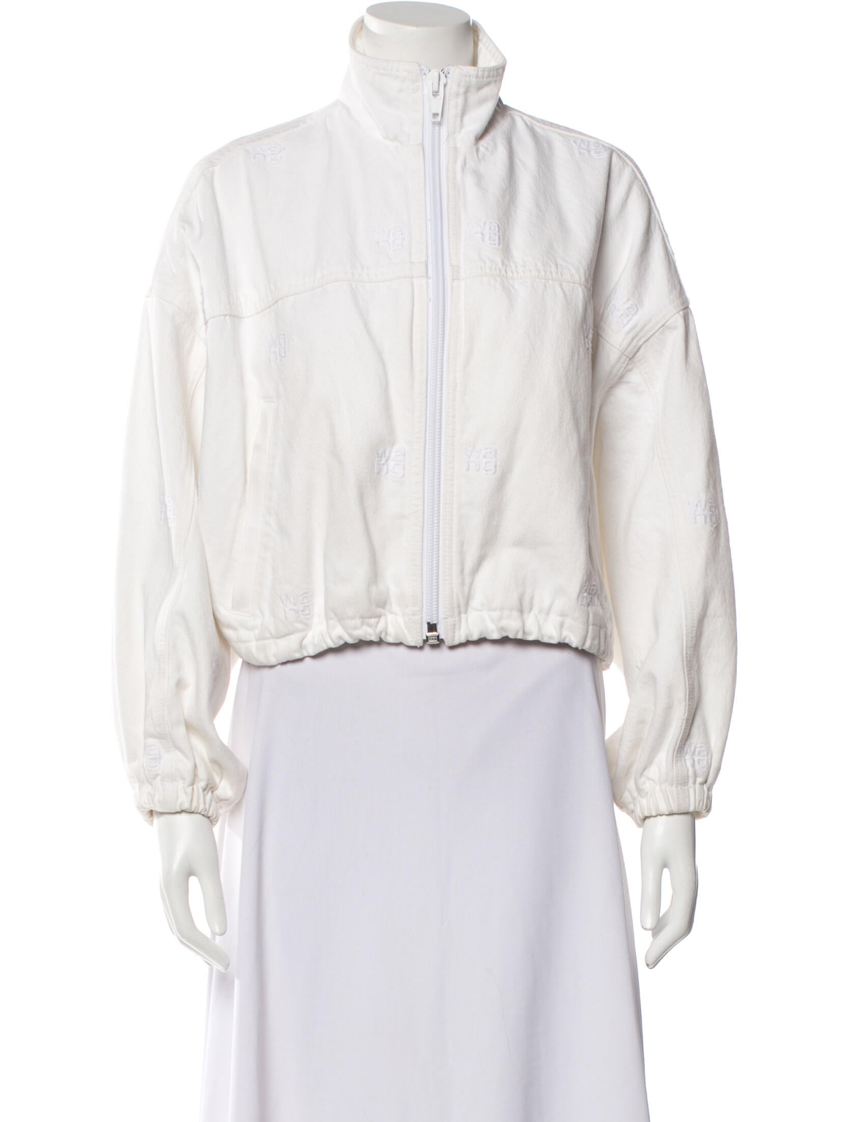 Alexander Wang Bomber Jacket - White Jackets, Clothing - ALX126859 ...