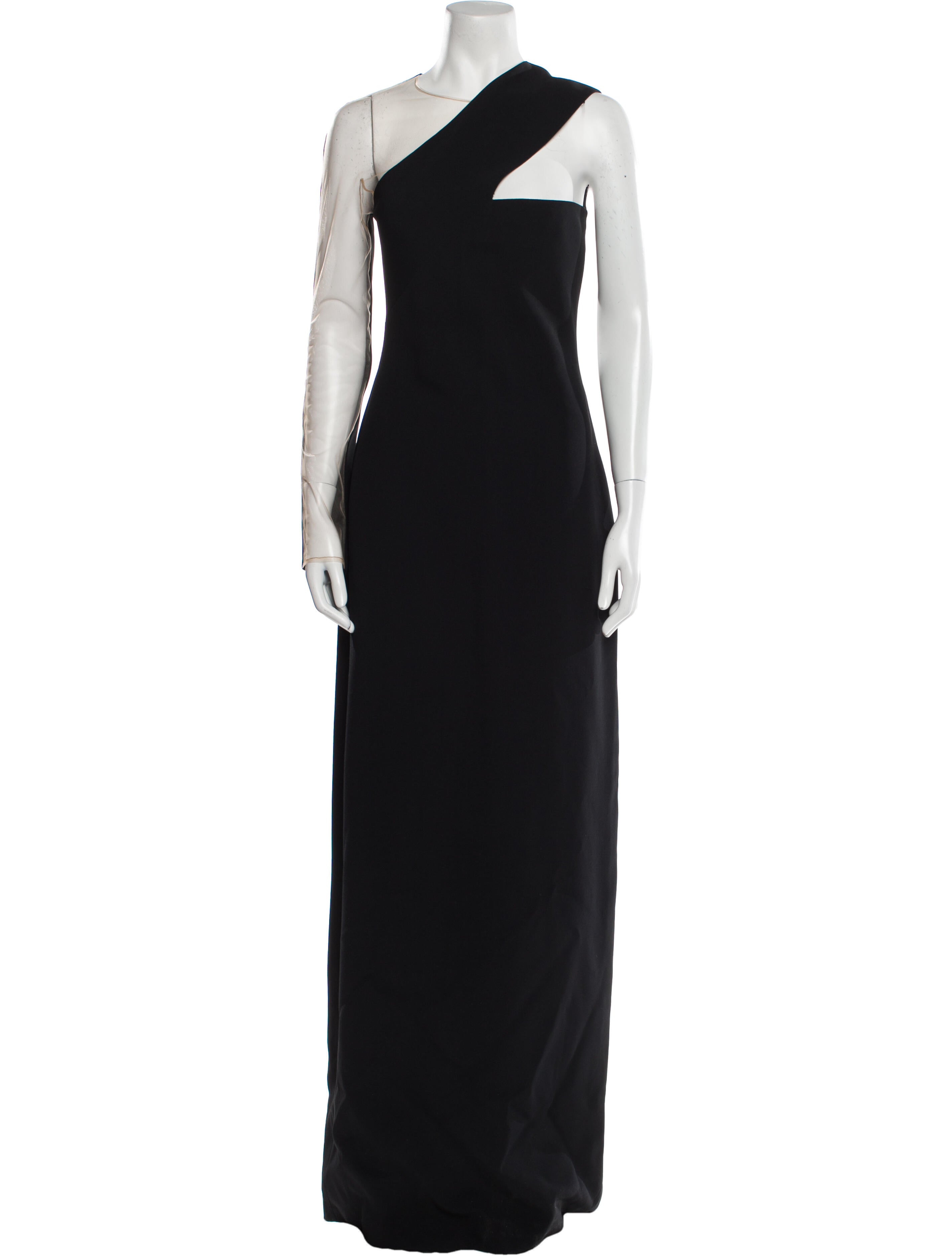 Alexander Wang One-Shoulder Long Dress - Black Dresses, Clothing ...