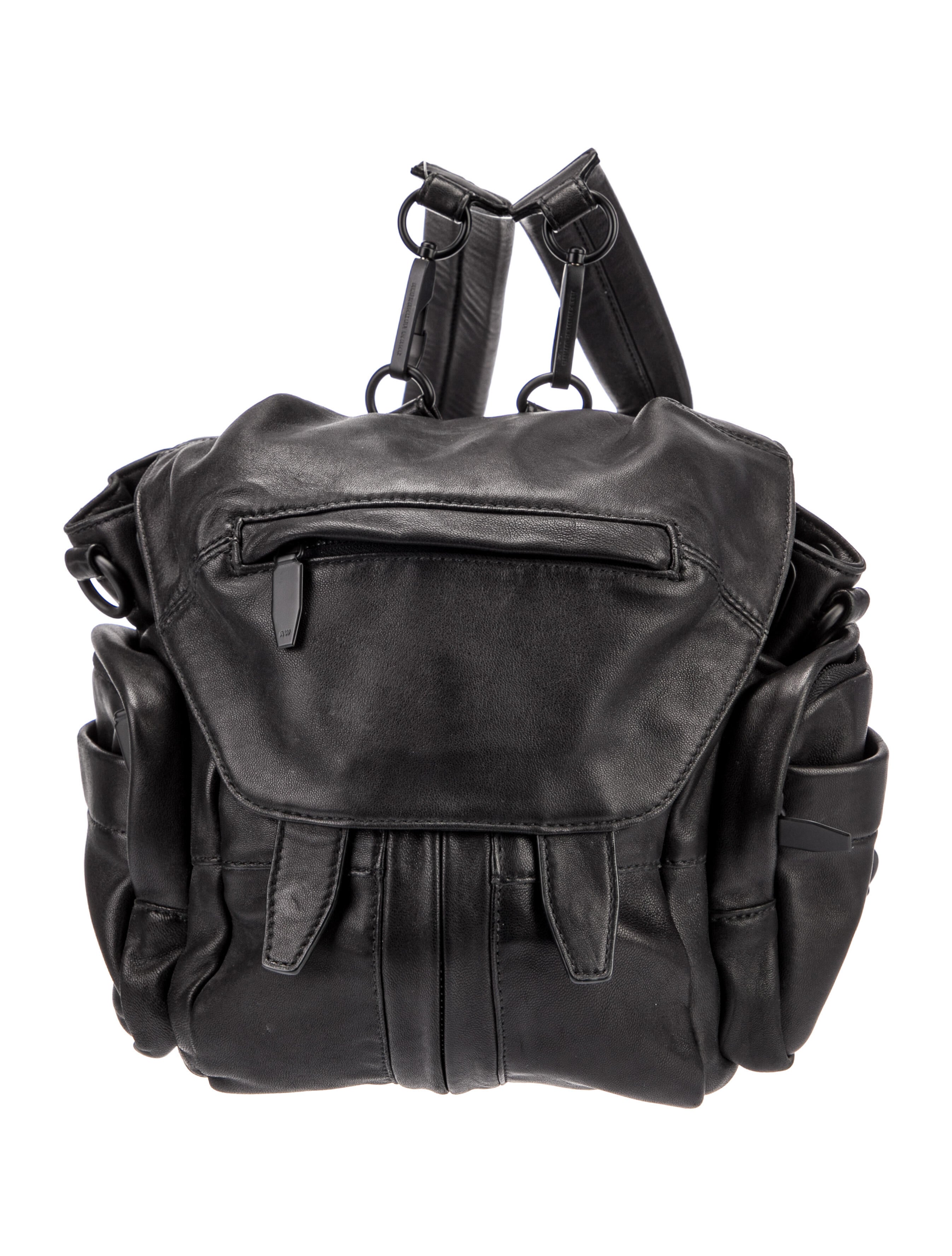 Alexander Wang Leather Backpack - Black Backpacks, Handbags - ALX133045 ...