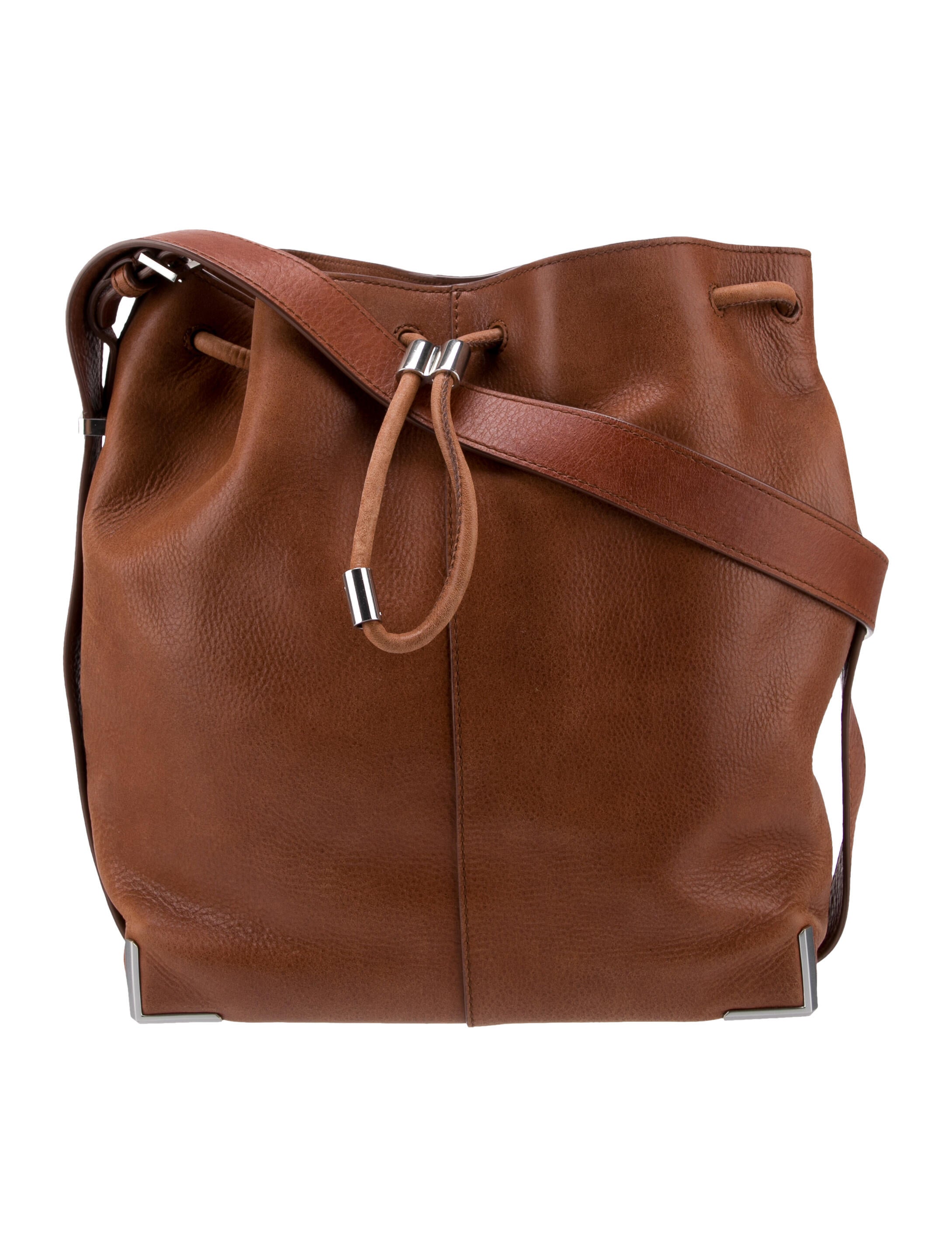 Alexander Wang Leather Shoudler Bag - Brown Shoulder Bags, Handbags ...