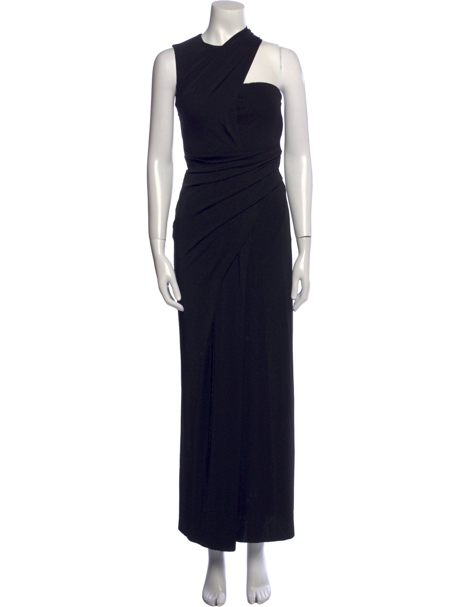 Alexander Wang One-Shoulder Long Dress - Black Dresses, Clothing ...