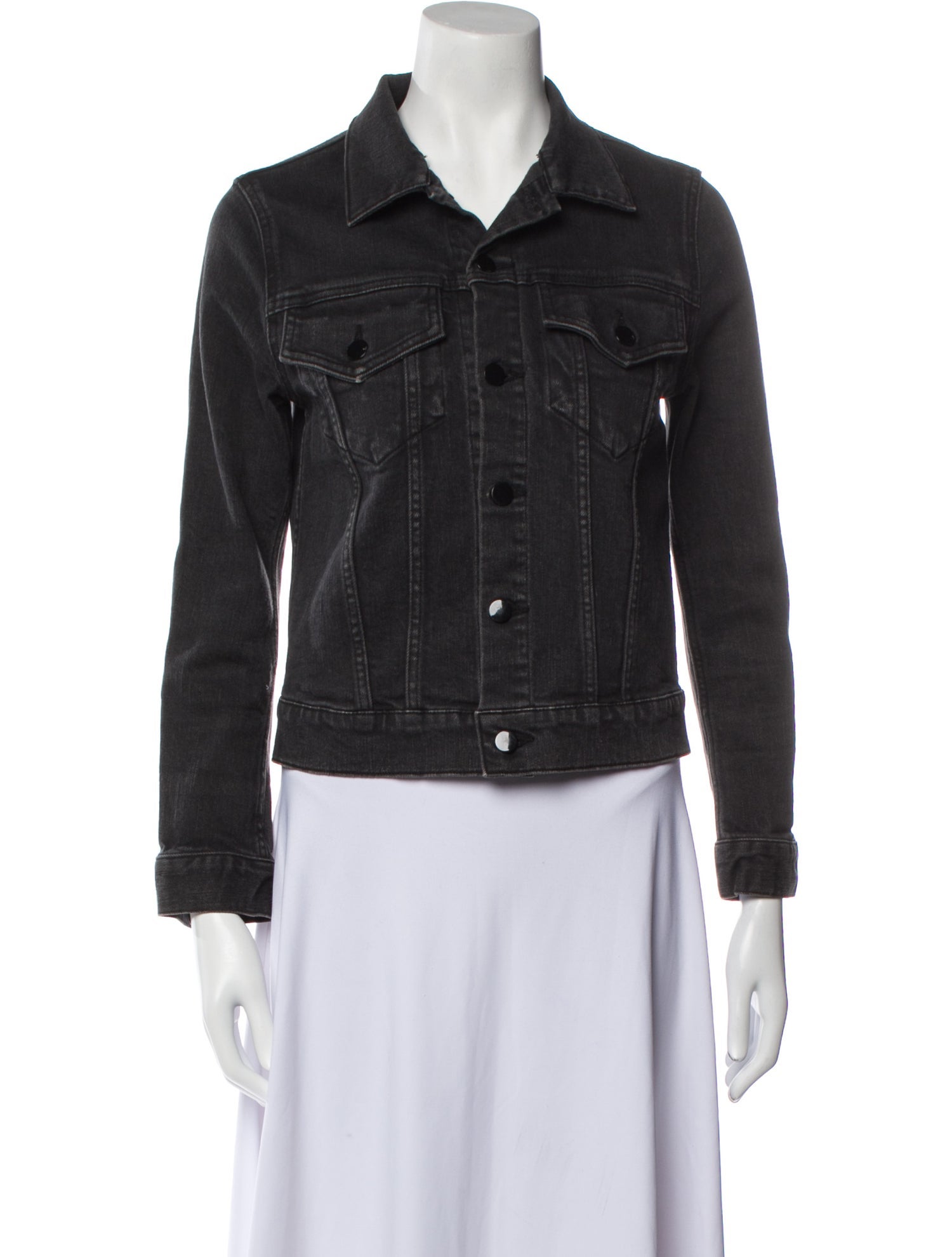 Alexander Wang Denim Jacket - Black Jackets, Clothing - ALX138945 | The ...