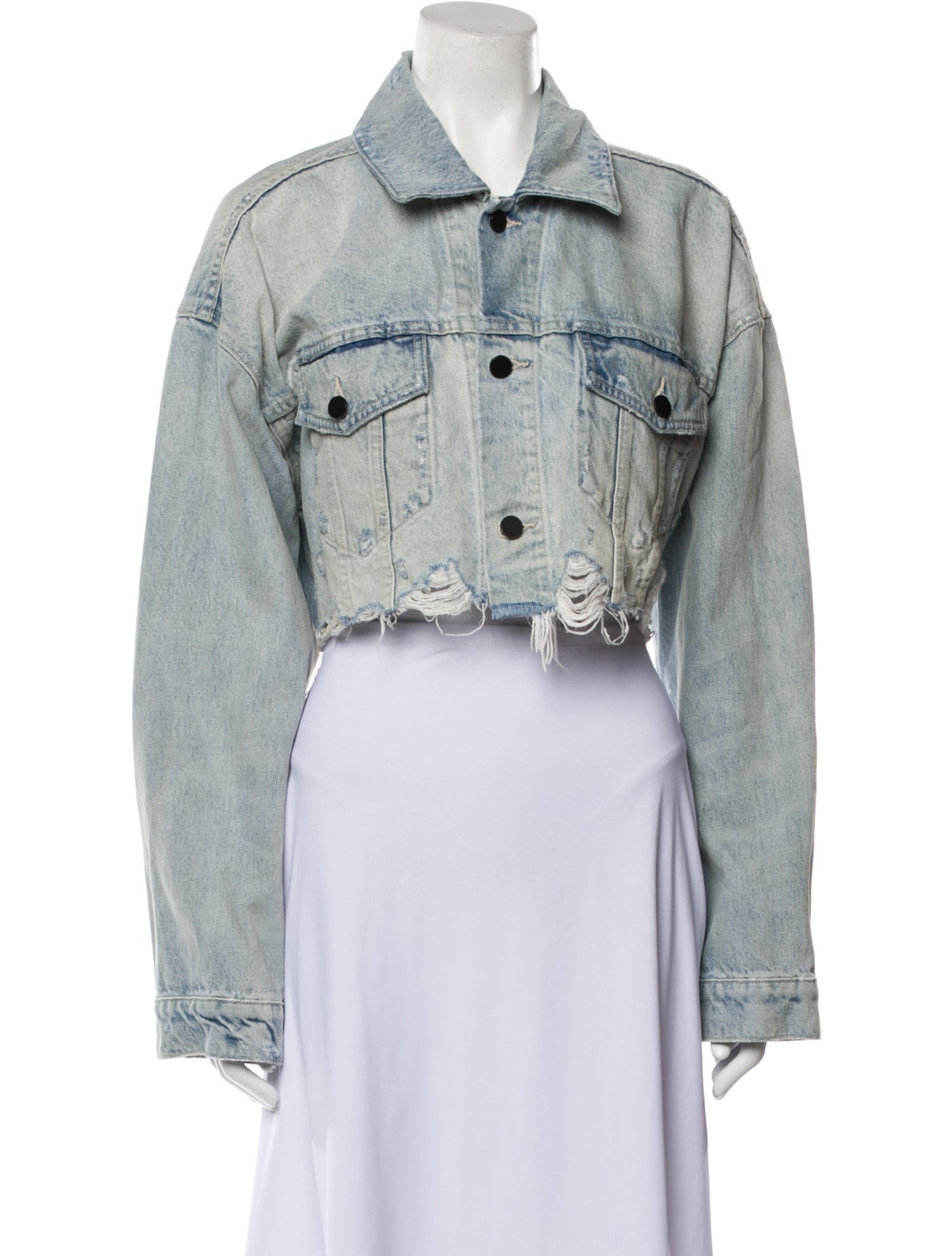 Alexander Wang Denim Jacket - Blue Jackets, Clothing - ALX139031 | The ...