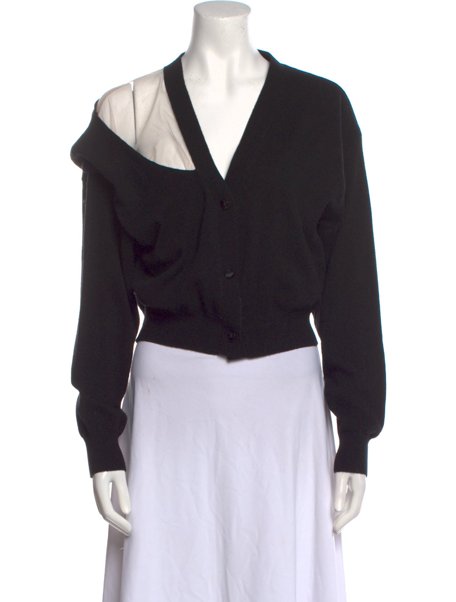 Alexander Wang V-Neck Sweater - Black Knitwear, Clothing - ALX139961 ...