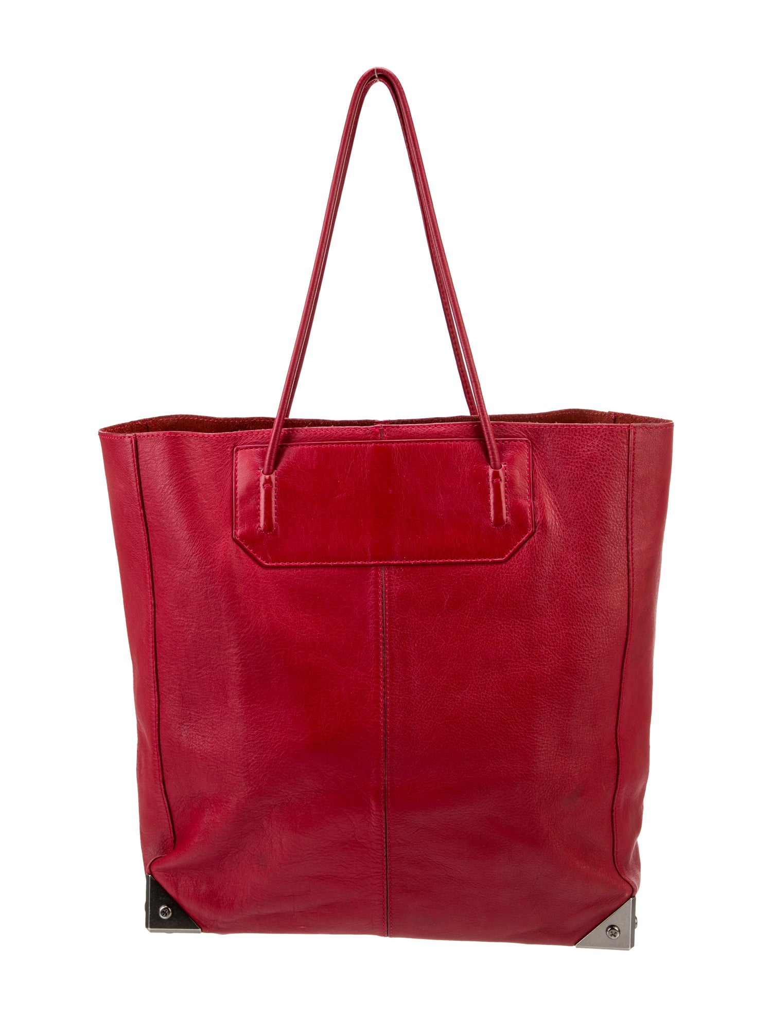 Alexander Wang Leather Tote - Red Totes, Handbags - ALX143986 | The ...