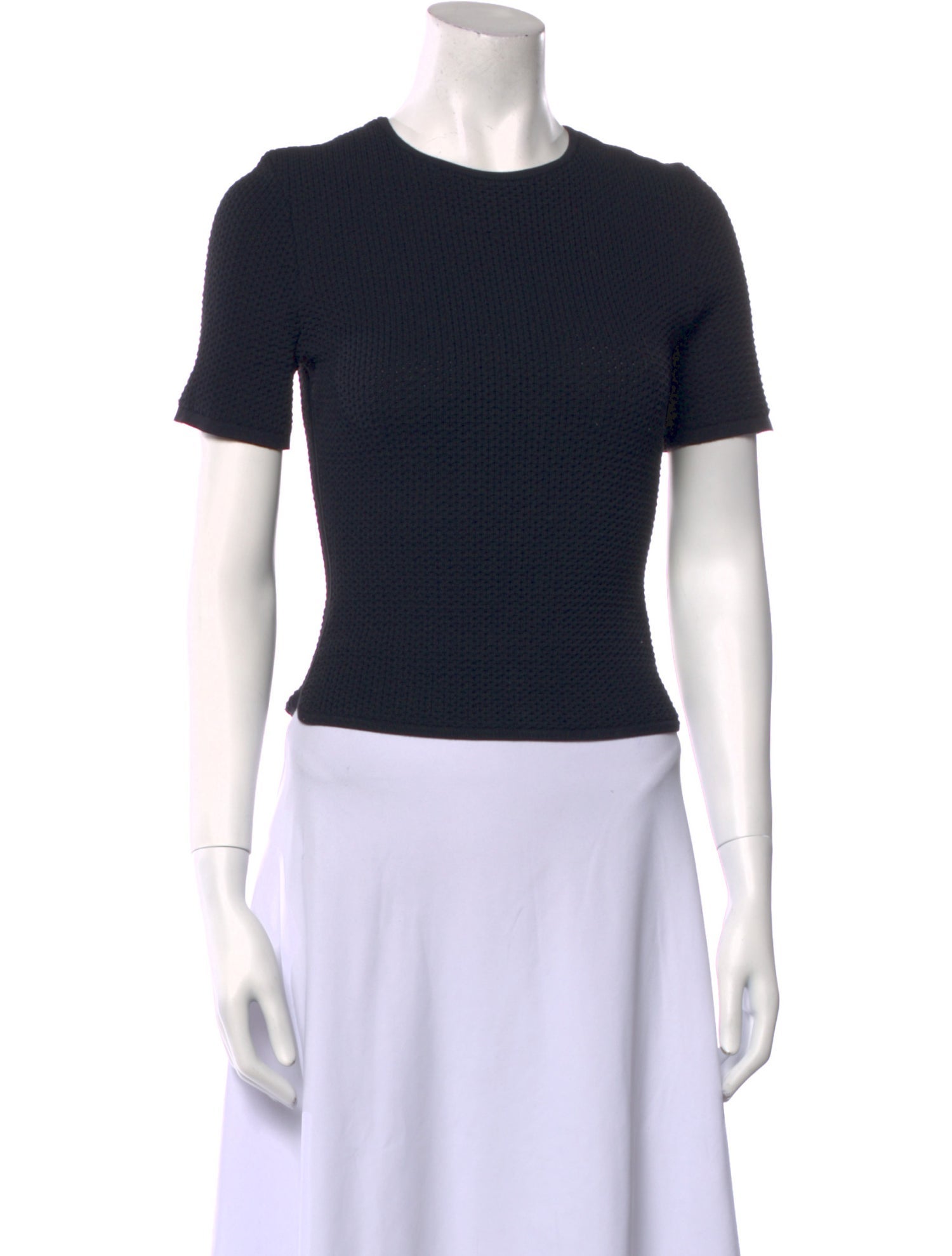 Alexander Wang Crew Neck Short Sleeve T-Shirt - Black Tops, Clothing ...