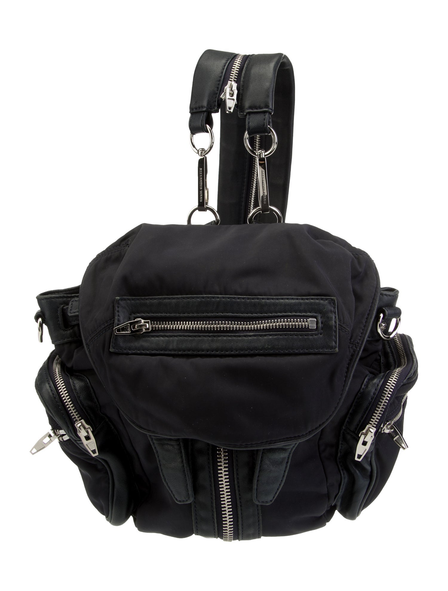 Alexander Wang Convertible Leather Backpack - Blue Backpacks, Handbags ...