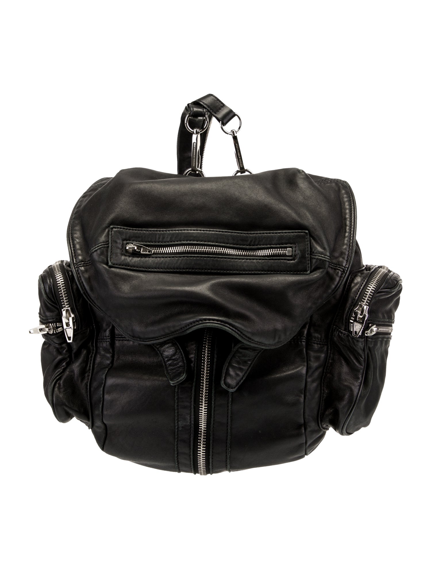 Alexander Wang Leather Backpack - Black Backpacks, Handbags - ALX148390 ...