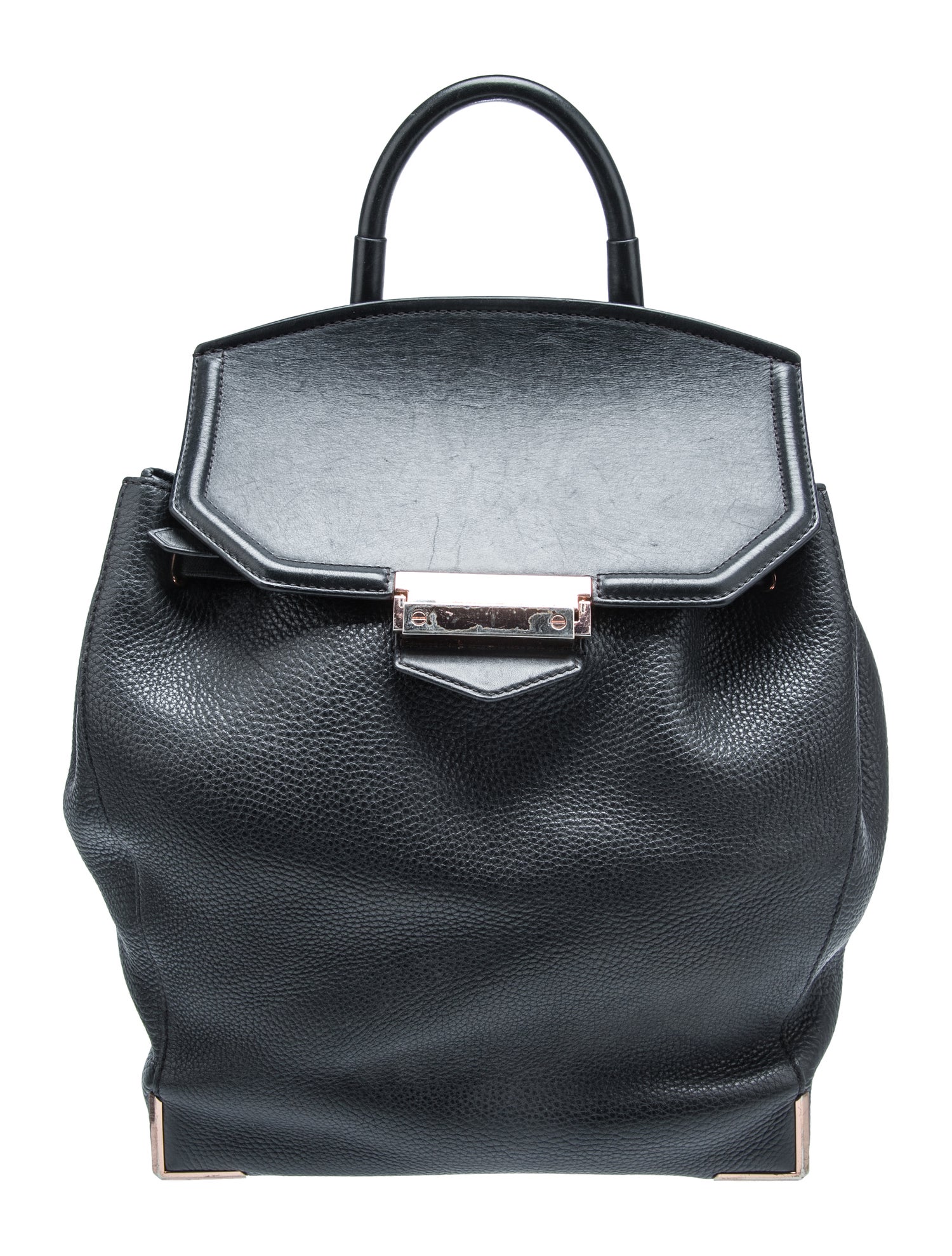 Alexander Wang Leather Backpack - Black Backpacks, Handbags - ALX155634 ...