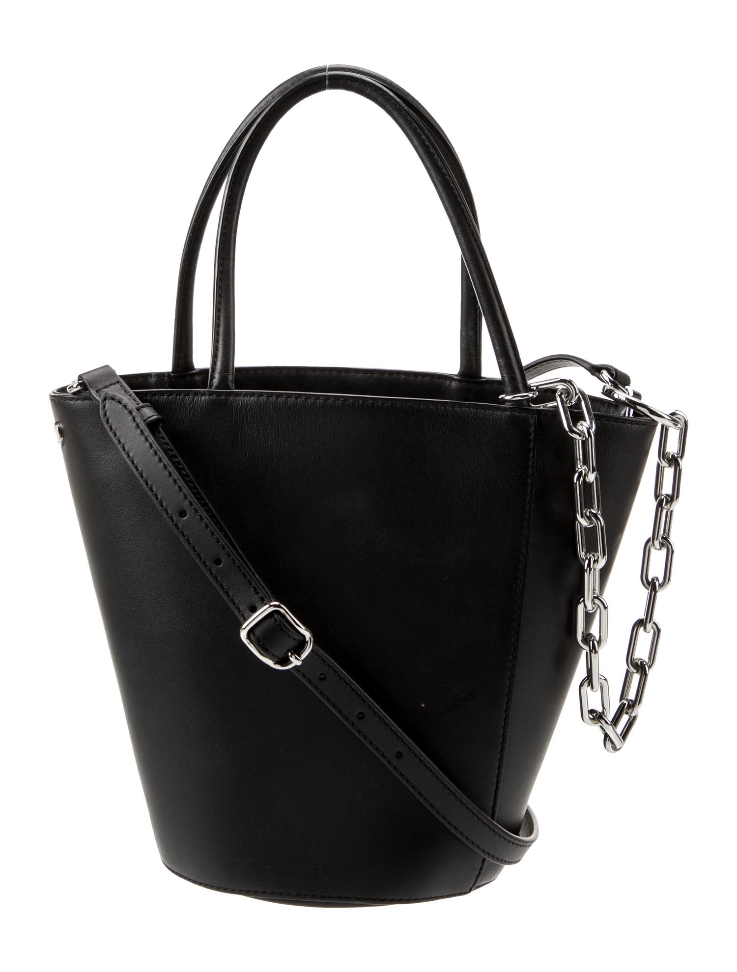 Alexander Wang Leather Bucket Bag - Black Bucket Bags, Handbags ...