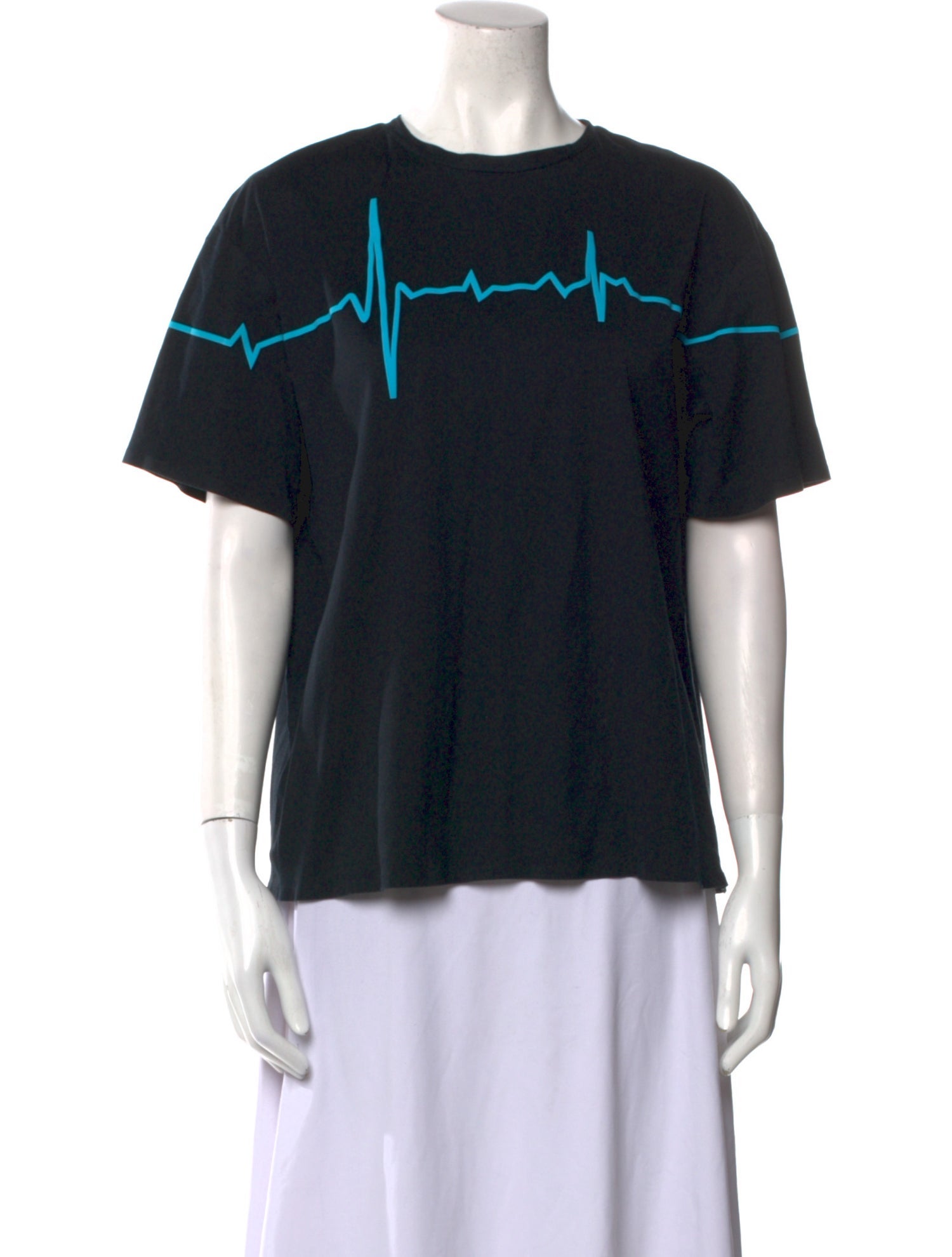 Alexander Wang Graphic Print Crew Neck T-Shirt - Black Tops, Clothing ...