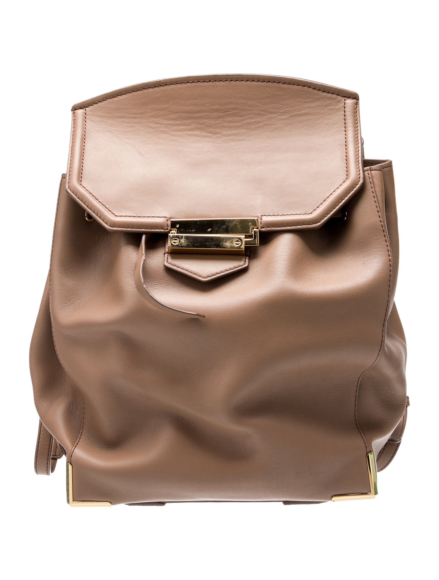 Alexander Wang Leather Backpack - Neutrals Backpacks, Handbags ...